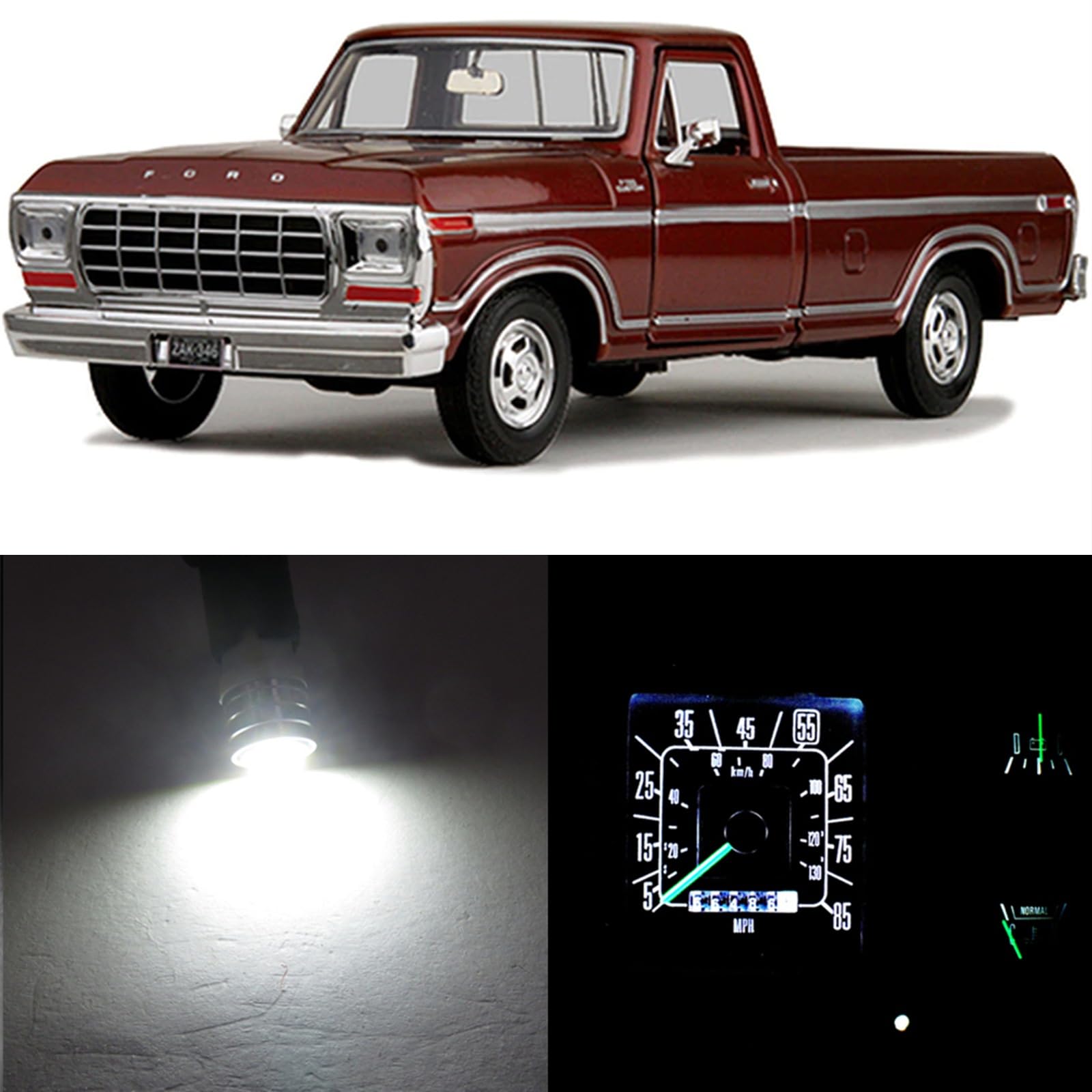 Snapklik.com : WLJH Super Bright White Instrument Cluster Lights Panel ...