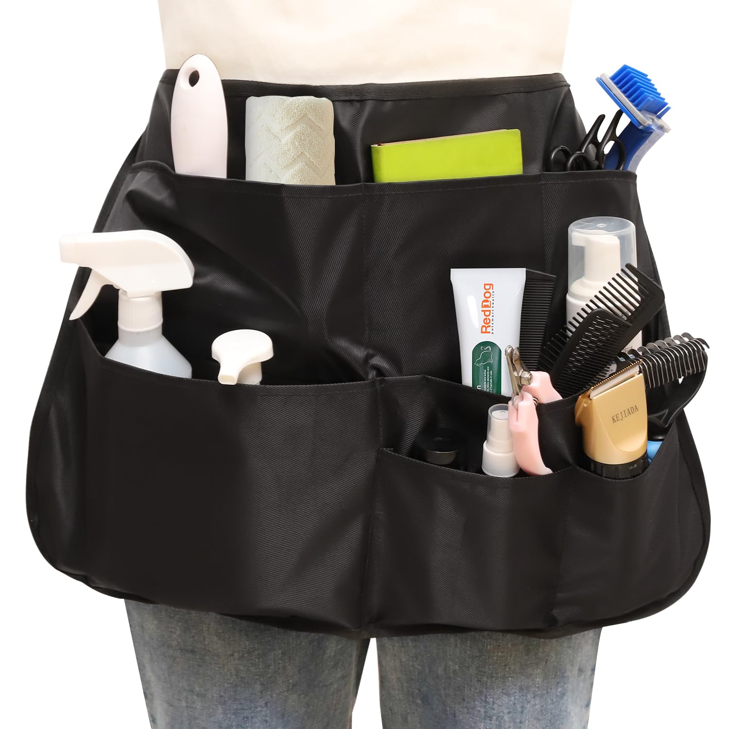 Amazon.com: Rsobl Pet Groomer Pocket Apron Waterproof Pet Grooming ...