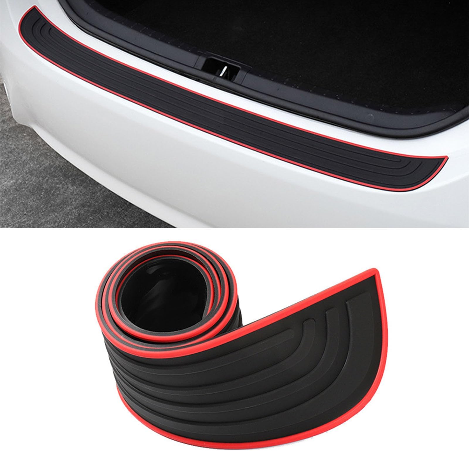 Car Rear Bumper Protection Device, Car Exterior Accessories, Rubber ...