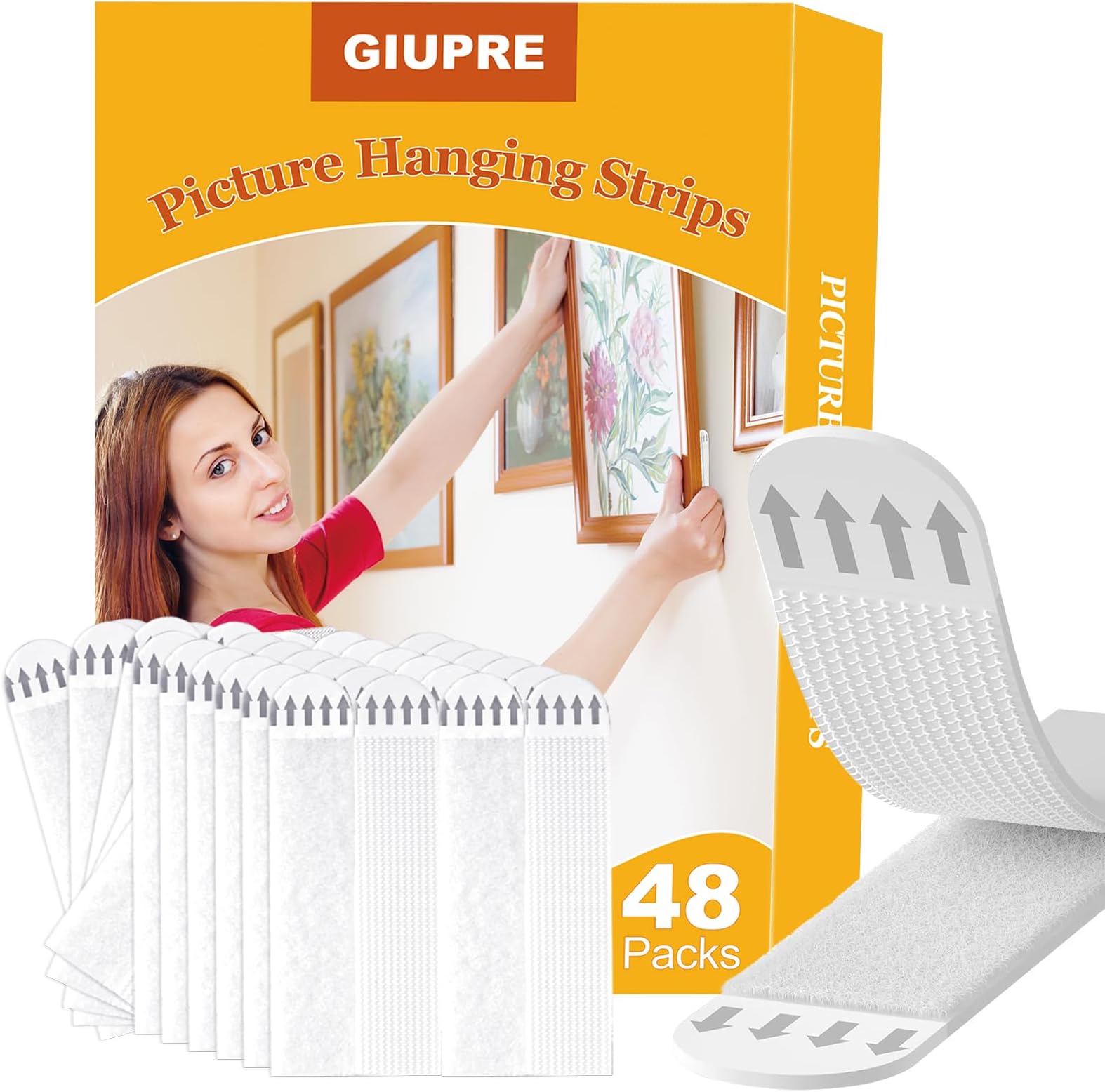 Aweshock Picture Hanging Strips , Adhesive Wall Hanging Strips Damage ...