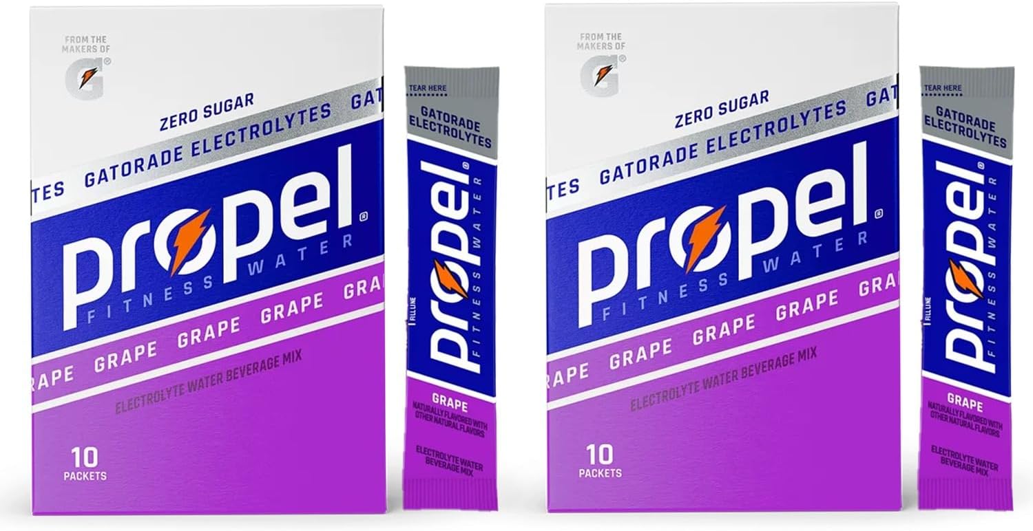 Amazon.com : Propel Powder Packets, Grape With Electrolytes, Vitamins ...