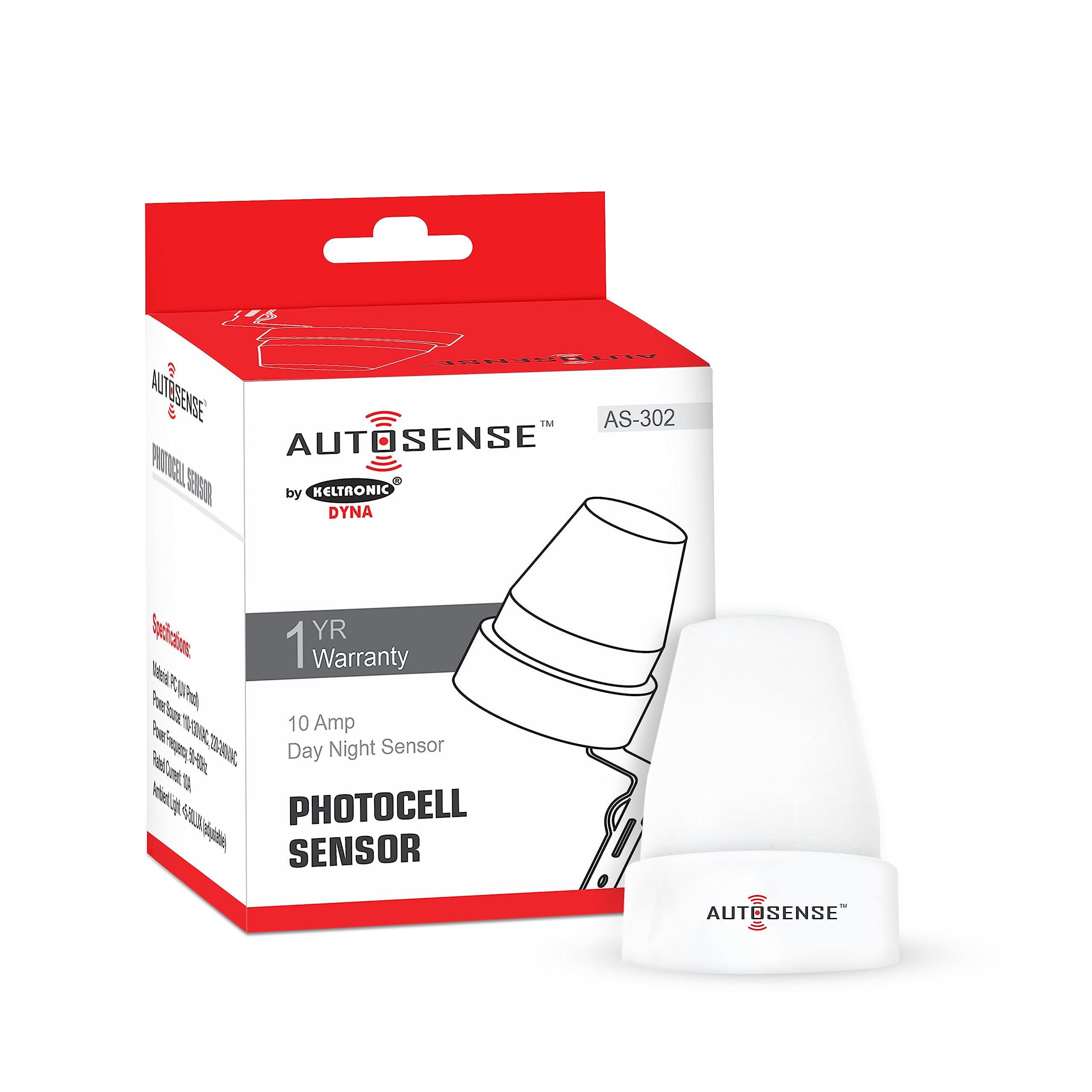 Autosense (AS-302): 220 V Auto Day/Night On & Off Photocell, LDR Sensor ...