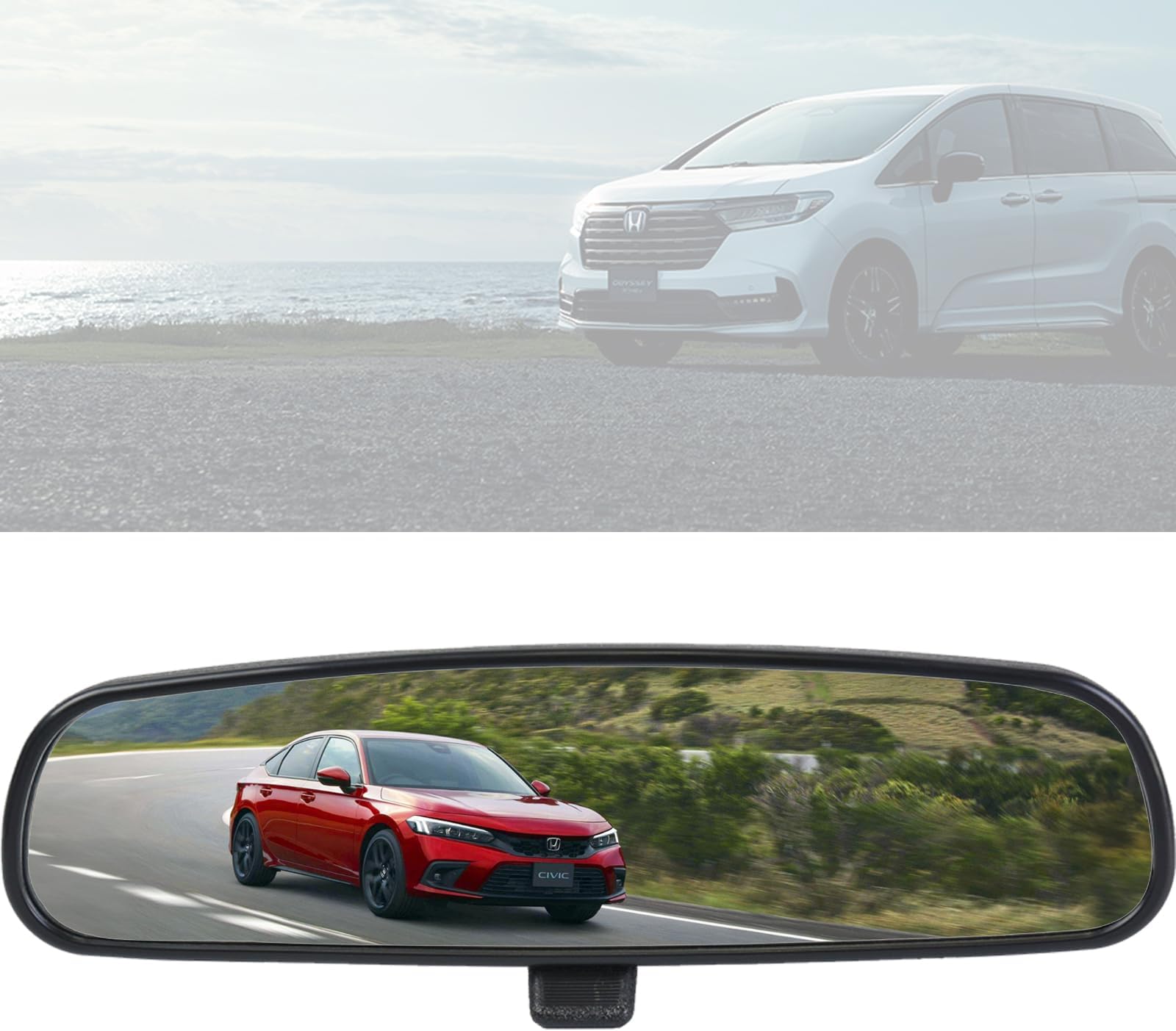 Amazon.com: Interior Rear View Mirror Compatible with Honda 1998-2013 ...