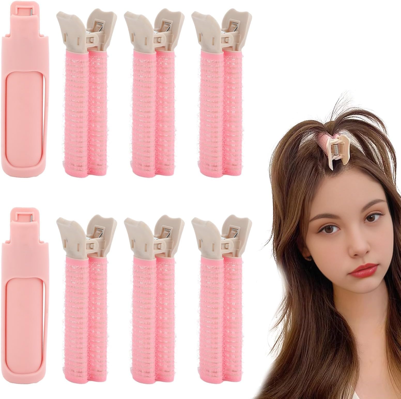 Amazon.com : Expressions 4pc Hair Roller Clips - Premium Quality Hair ...
