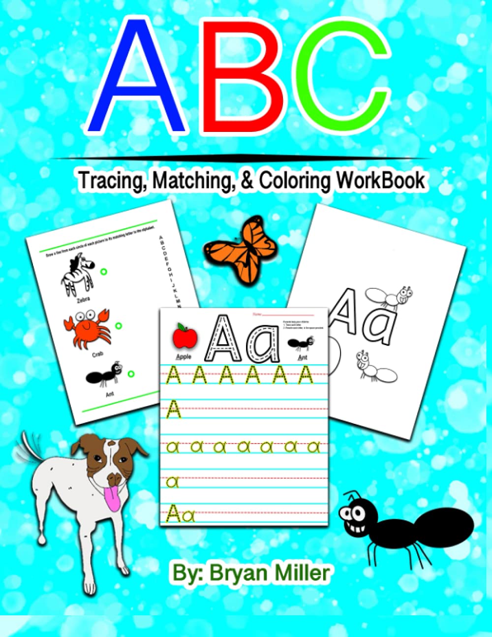 Buy Trace Letters, Matching, Coloring WorkBook Brisket ABC WorkBook pre ...