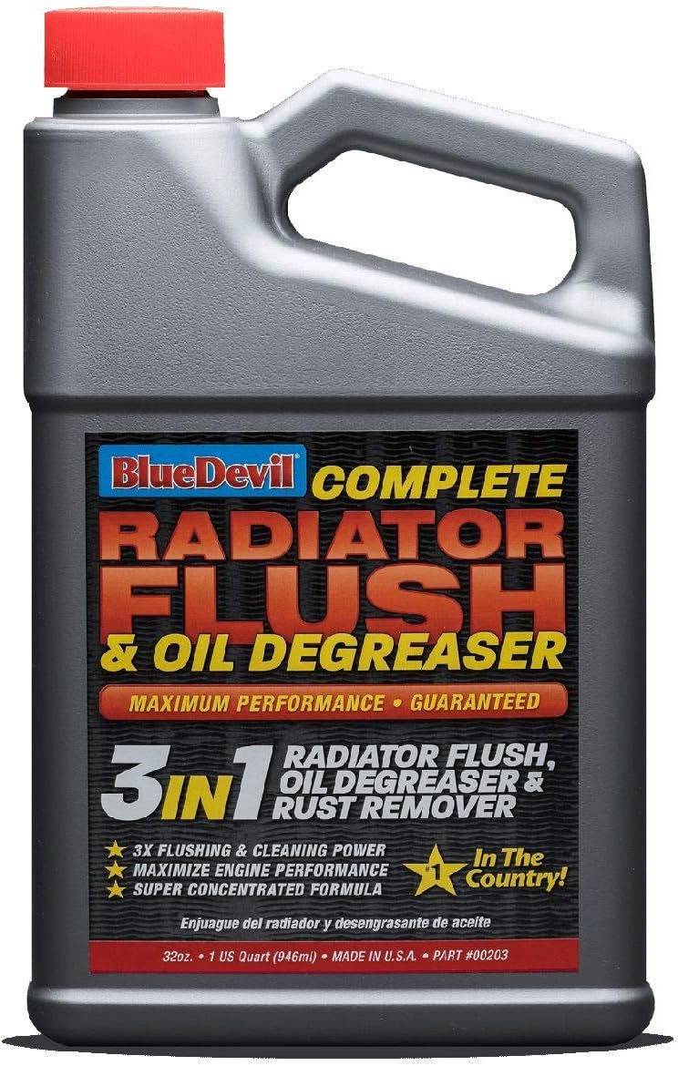 Amazon.com: Blue Devil Radiator Flush & Oil Degreaser (32 oz) : Automotive