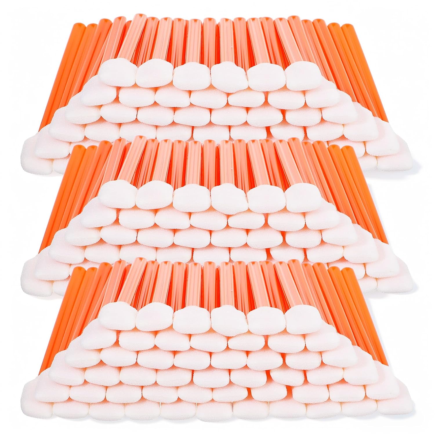 500 Pack Cleaning Swabs 5.1 Inch, Rectangular Foam Tips Sponge Sticks ...