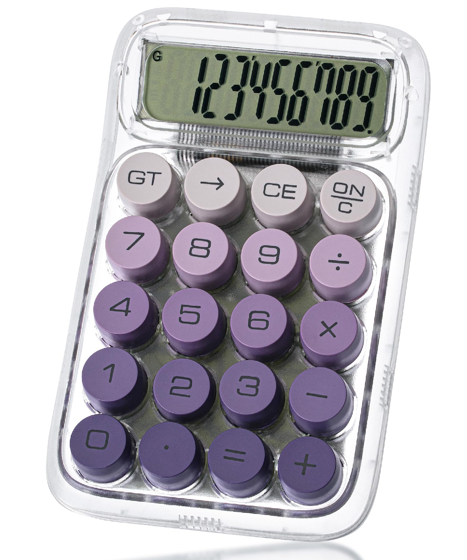 Amazon.com : Mr. Pen- Mechanical Switch Calculator, 10 Digits, Purple ...
