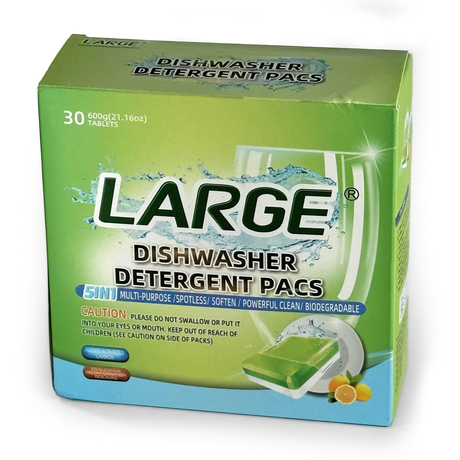 Dishwasher Cleaner And Deodorizer Tablets -Deep Cleaning Descaler Pods ...