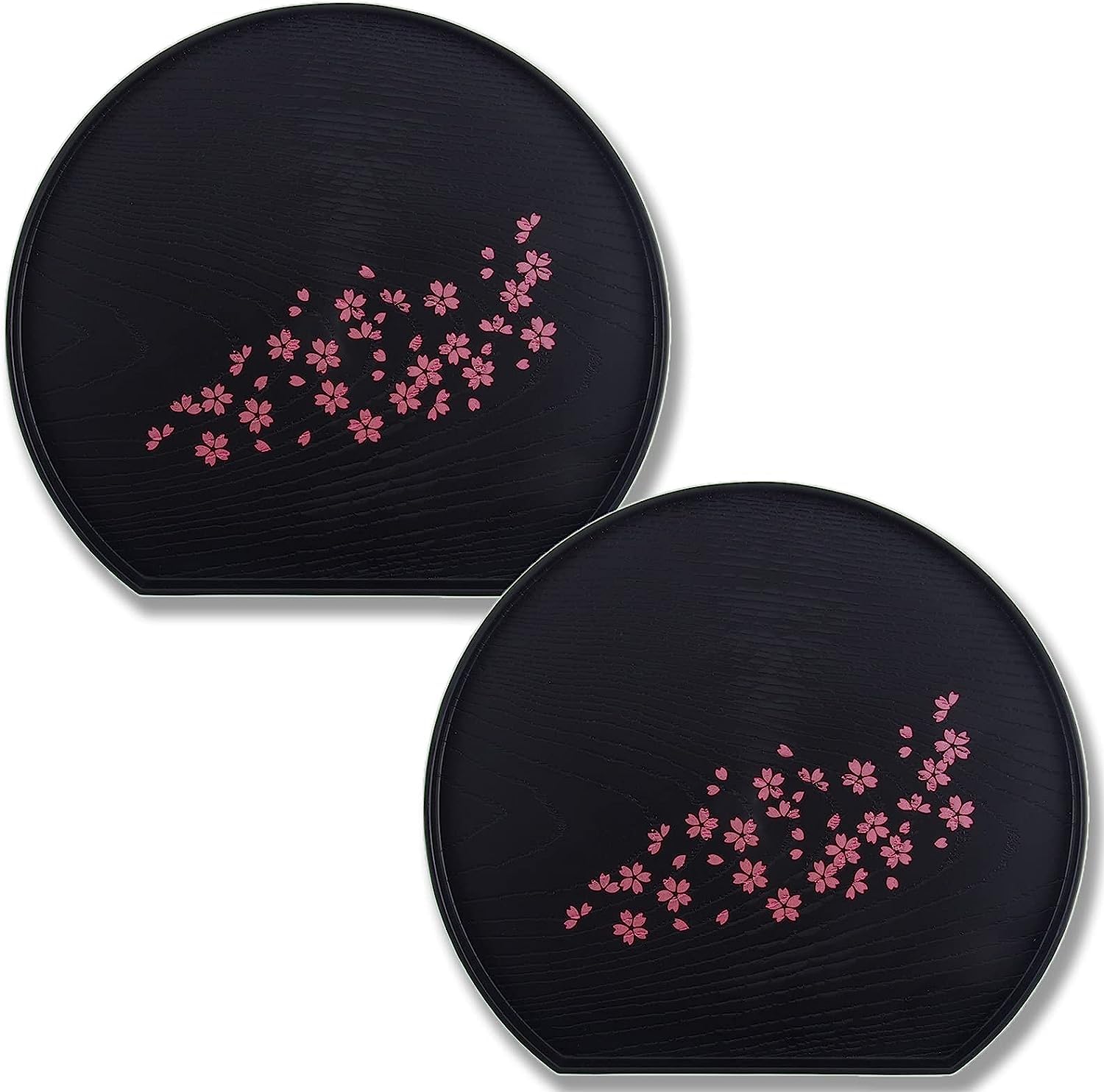 Amazon.com | JapanBargain, Set of 2 Serving Trays Japanese Plastic ...
