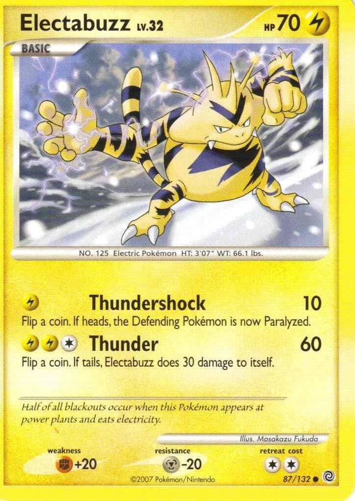 Amazon.com: Pokemon - Electabuzz (87) - Secret Wonders - Reverse Holo ...