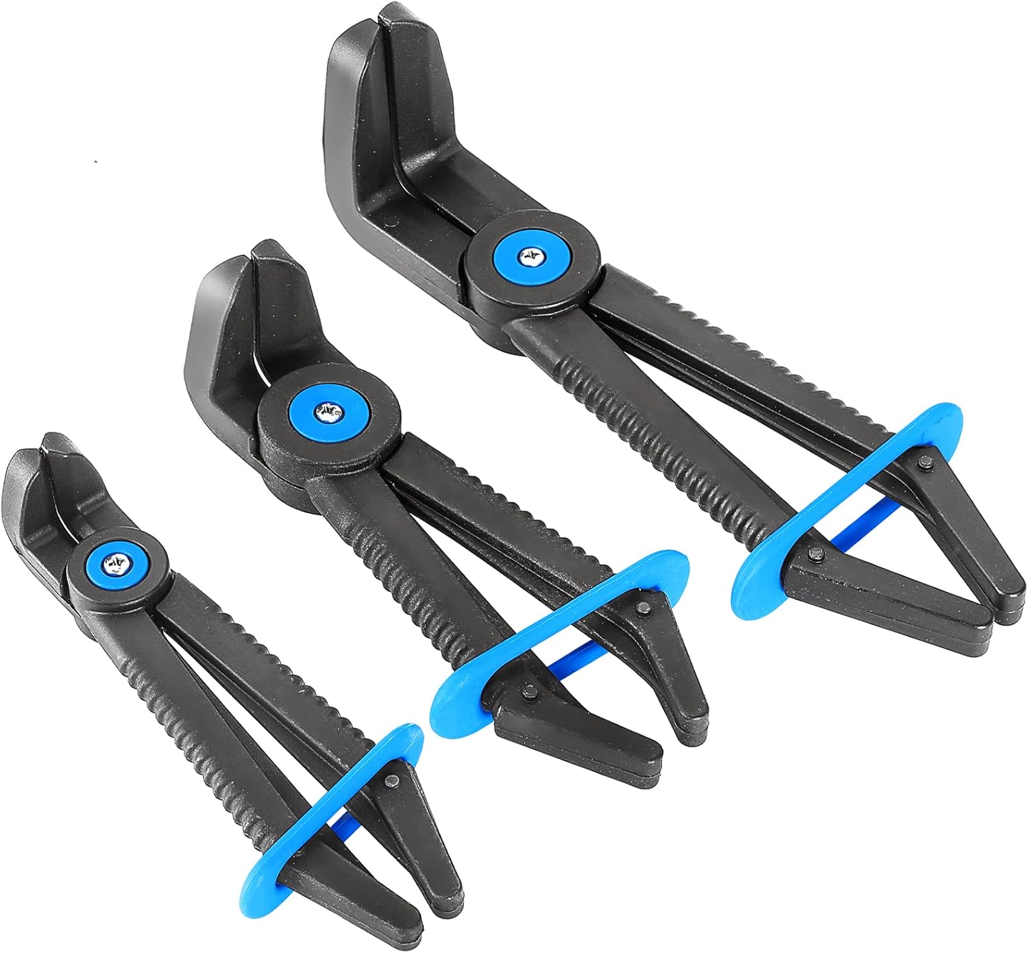 ATPEAM Hose Clamp Pliers Set - 3 PCS 90° Angled Plastic Fuel Line Clamp ...