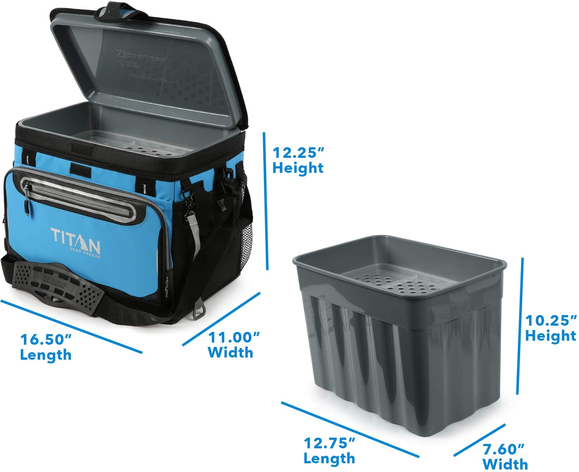 Snapklik.com : Arctic Zone Titan Deep Freeze Cooler - 30 Can Zipperless ...
