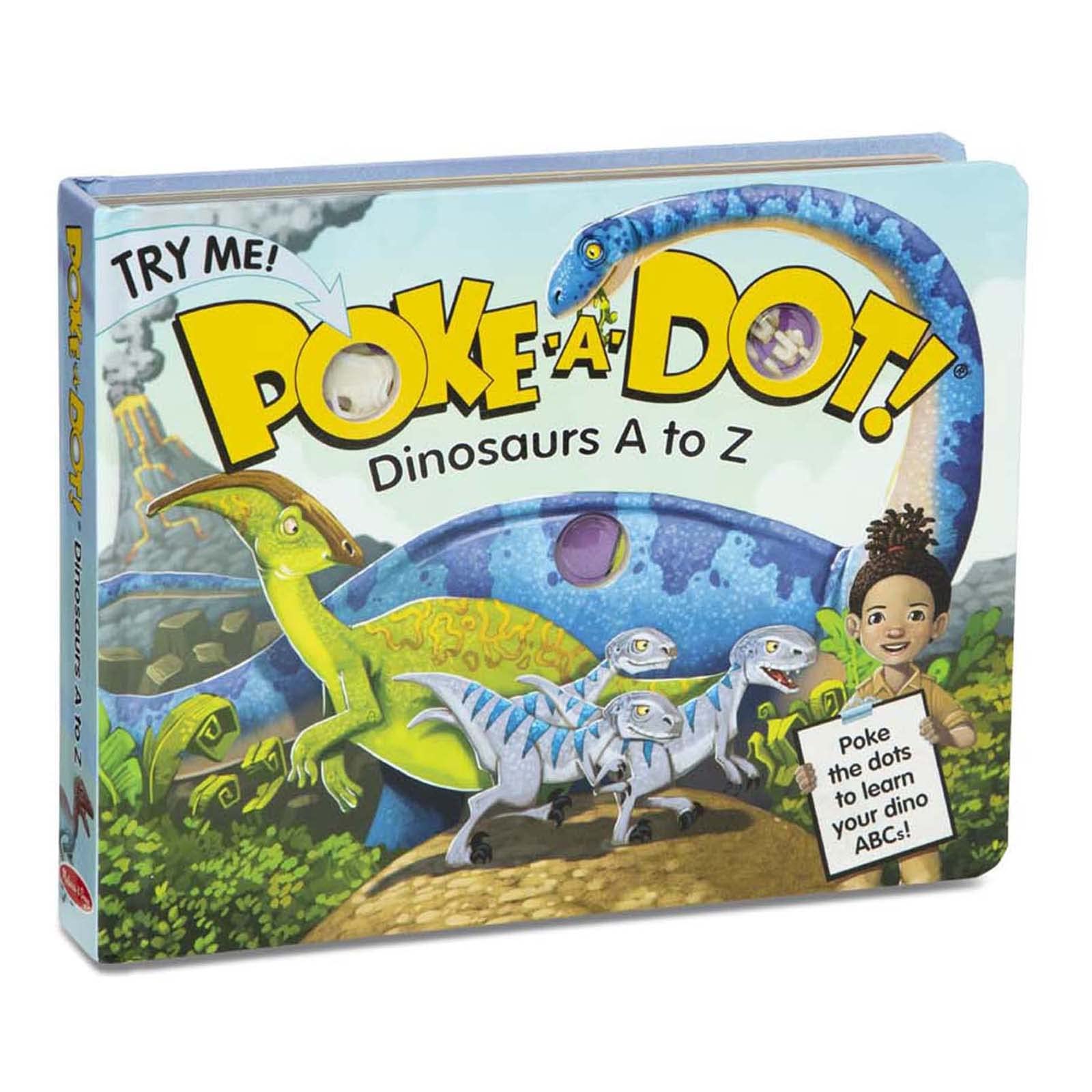 Buy Melissa & Doug Children's Book - Poke-A-Dot: Dinosaurs A to Z ...