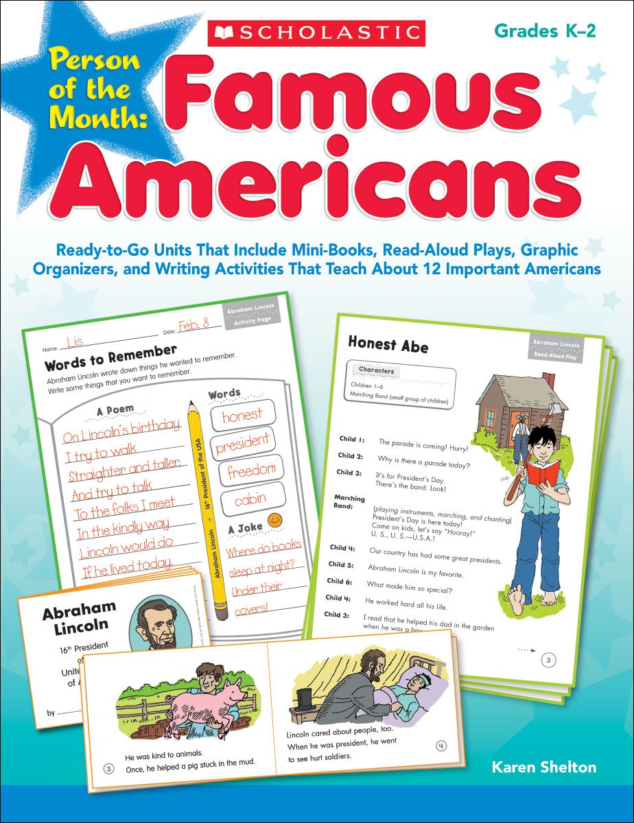 Amazon.com: Person of the Month: Famous Americans: Ready-to-Go Units ...