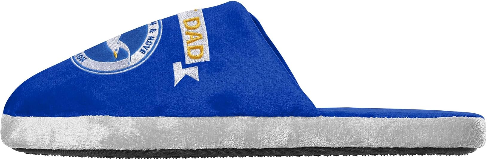 FOCO Officially Licensed Best Dad Football Mule Slippers (Brighton ...