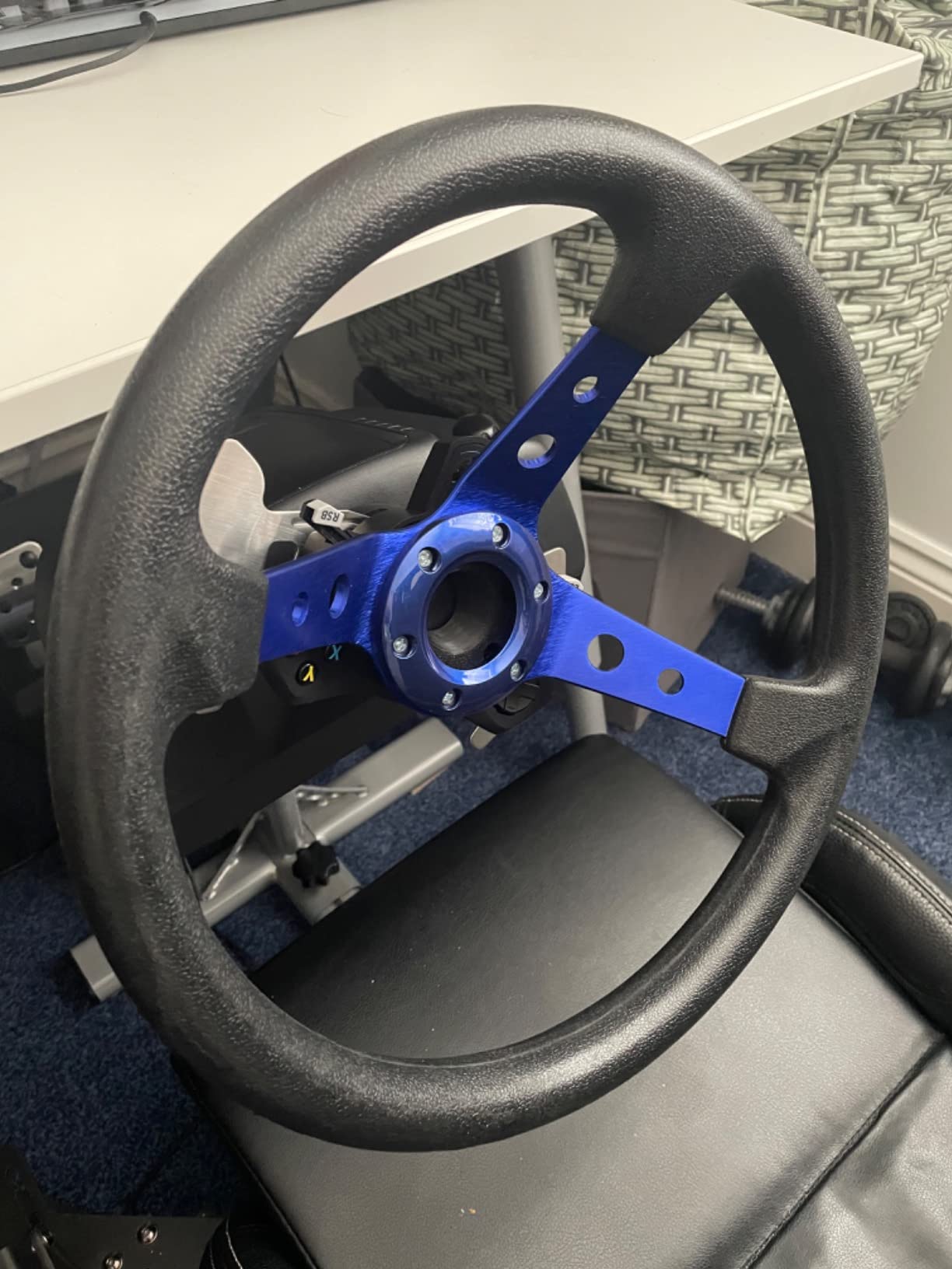 POHOVE Drifting Steering Wheel, Universal Racing Steering Wheel 13 ...