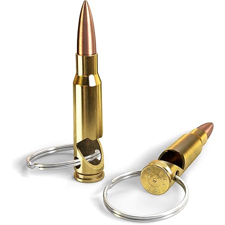 Amazon.com: 50 Caliber BMG Real Bullet Bottle Opener - Set of 2 - Made ...