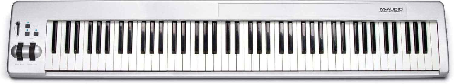 Amazon.com: M-Audio Keystation 88ES 88-Key USB MIDI Keyboard Controller ...