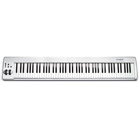 Amazon.com: M-Audio Keystation 88ES 88-Key USB MIDI Keyboard Controller ...