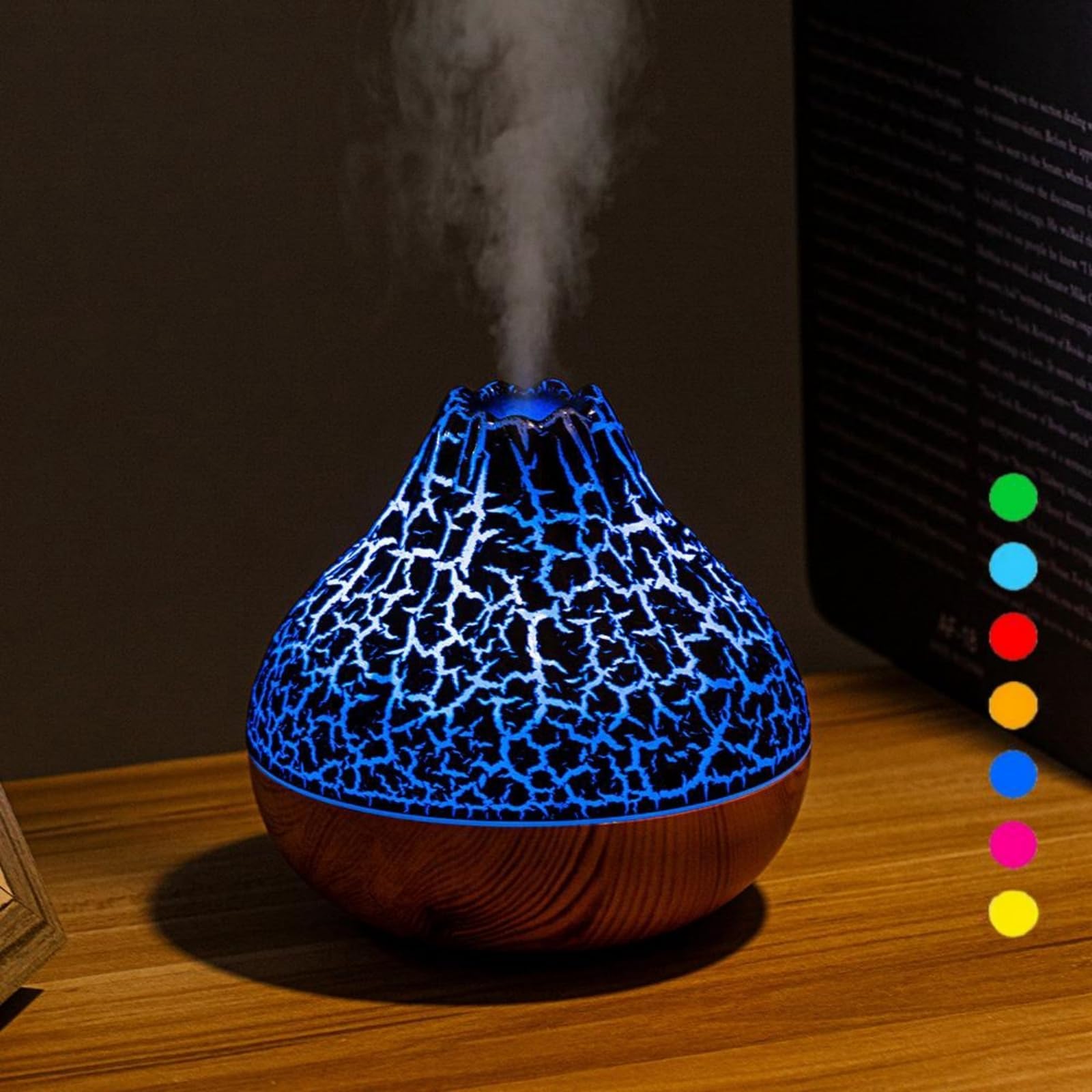 Amazon.com: Ambient Essentials Crystal Ball Mist Mini Humidifier,Night ...