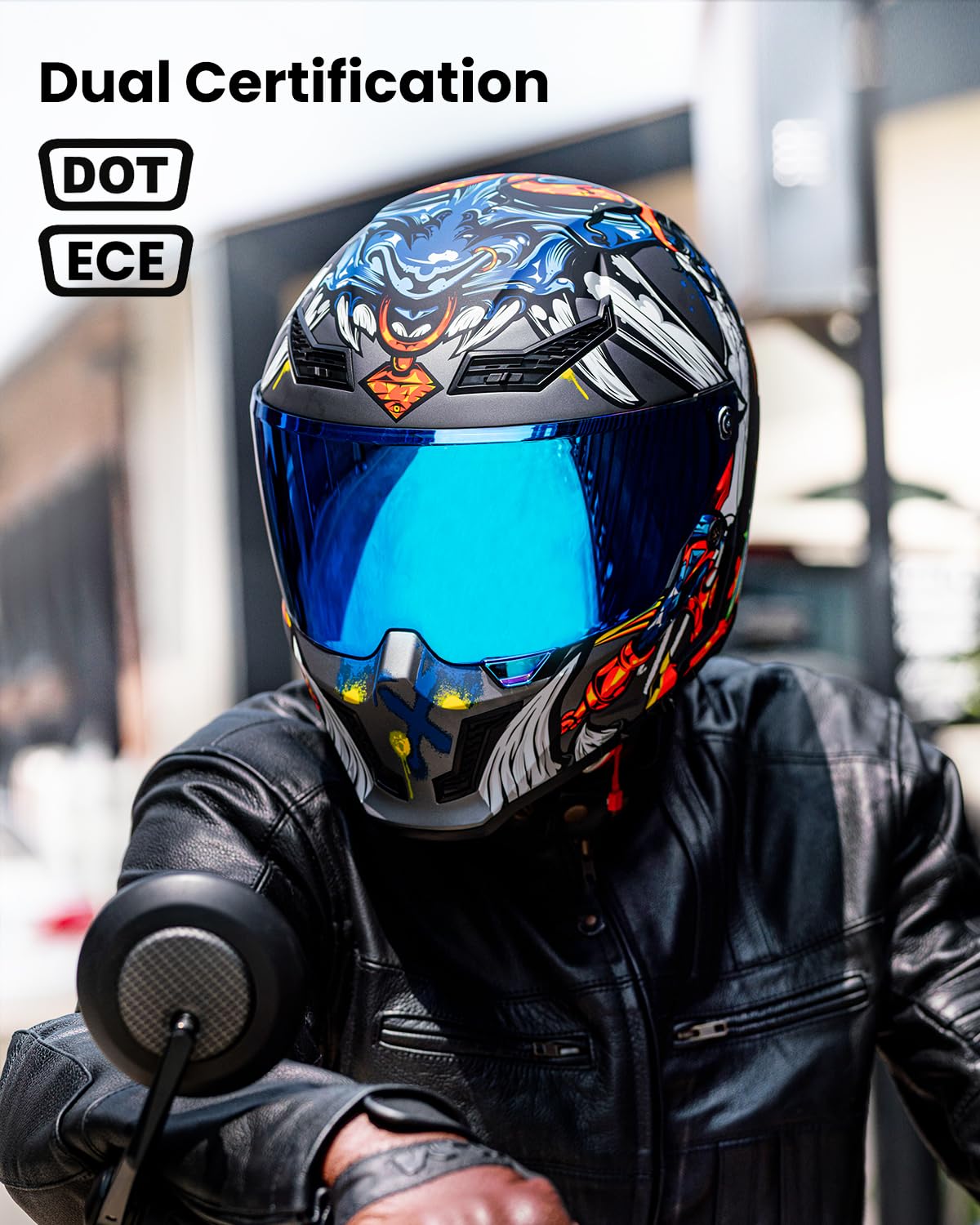Snapklik.com : ILM Motorcycle Helmets For Adult Men Women Full Face DOT ...