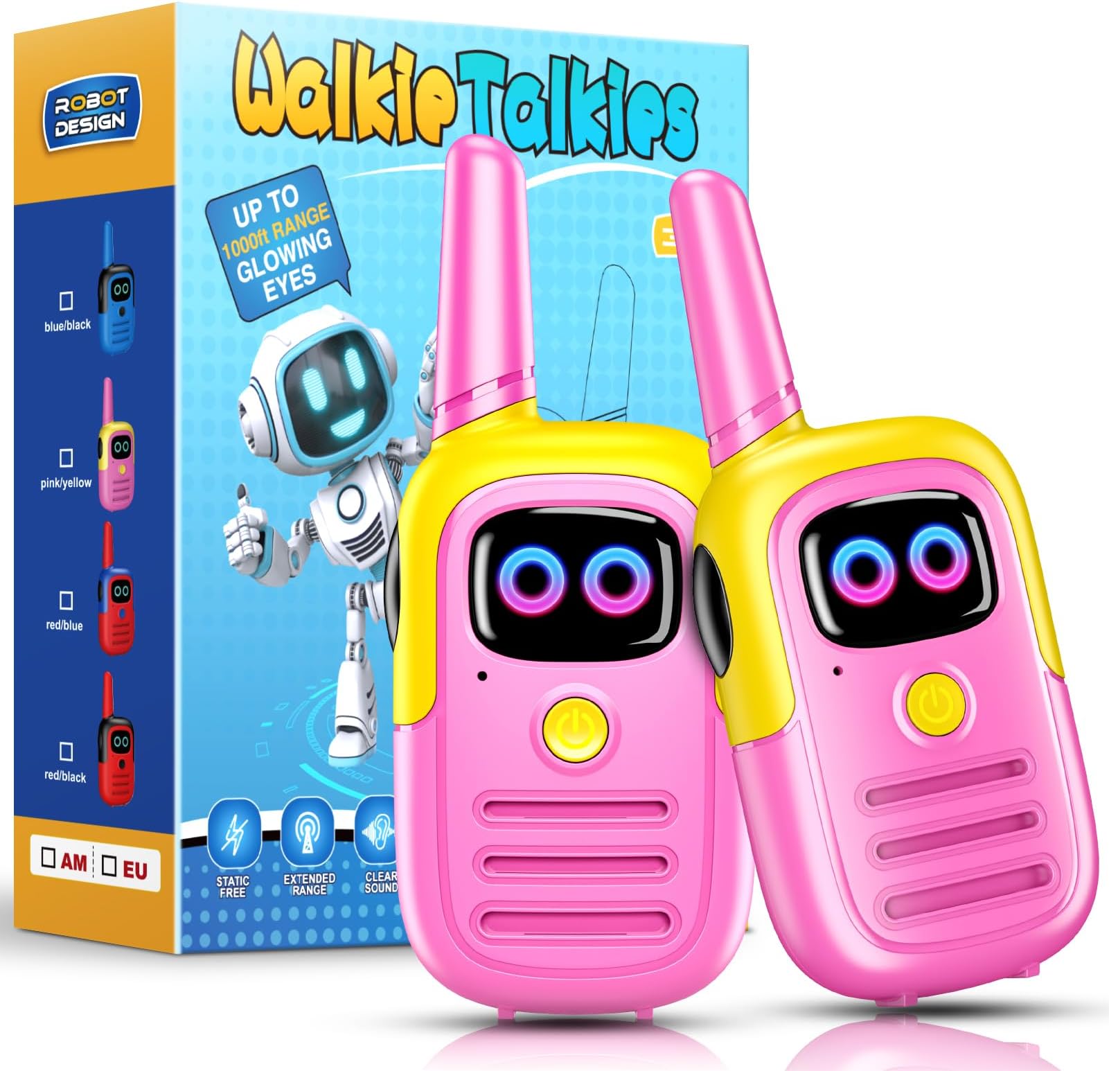 Grriopi Kids Walkie Talkies, 3-12 Year Old Girl Gifts for 4 5 6 7 Year ...