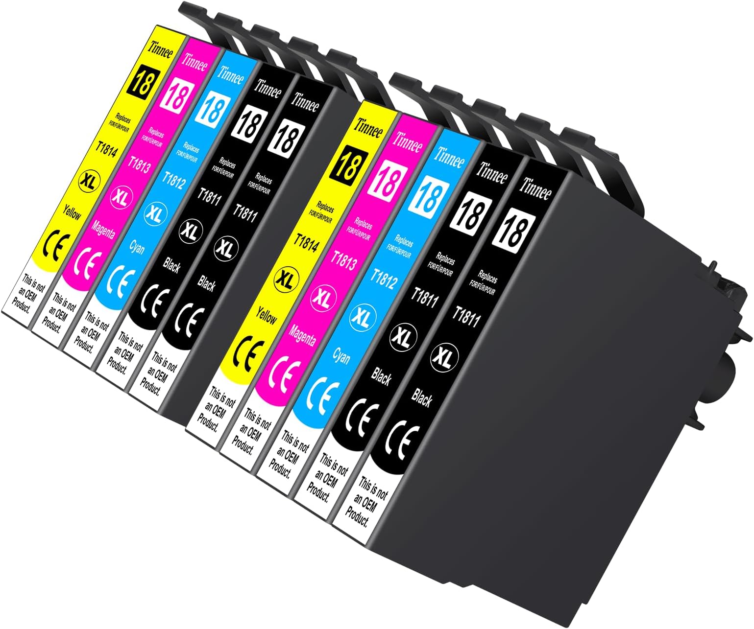 LxTek 18XL Druckerpatronen Kompatibel für Epson 18XL Multipack für ...