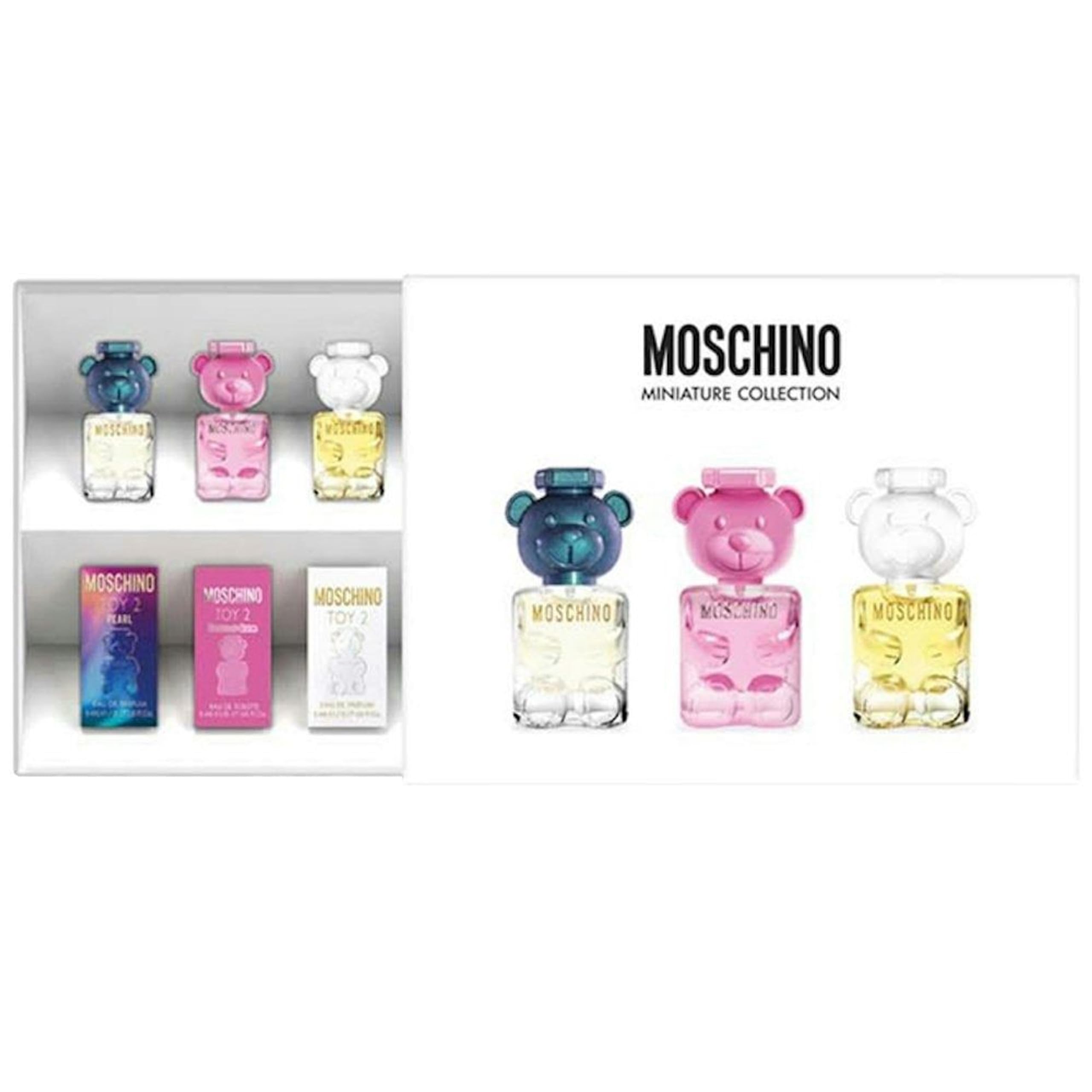 Moschino Toy Miniature Collection - 3 x 5ml Toy, Toy Bubblegum and Toy ...