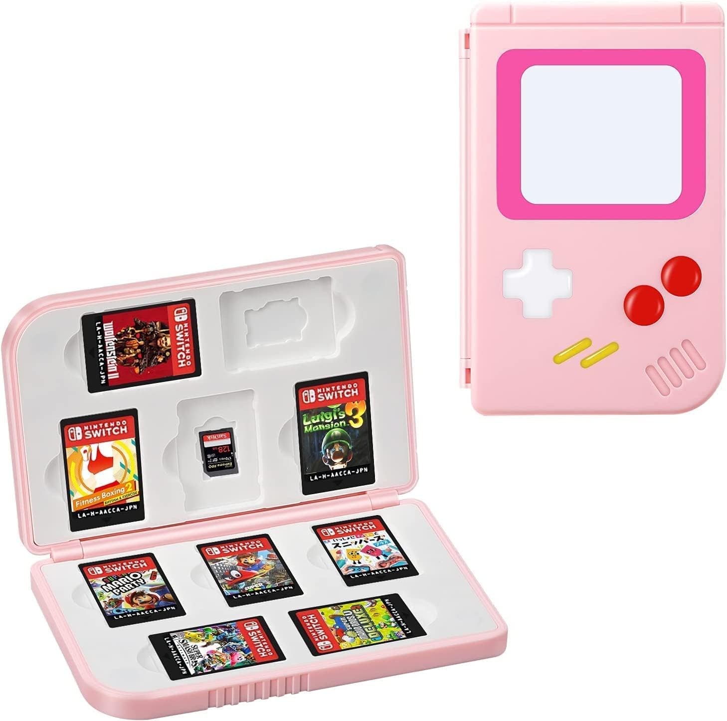 Amazon.com: Leyu Smart Nintendo Switch Lite Case Clear White Switch ...