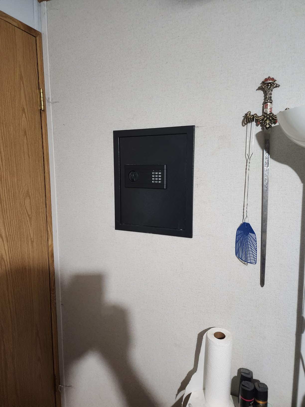 43.3" Tall Fireproof Wall Safes Between the Studs 16" Centers, Hidden ...