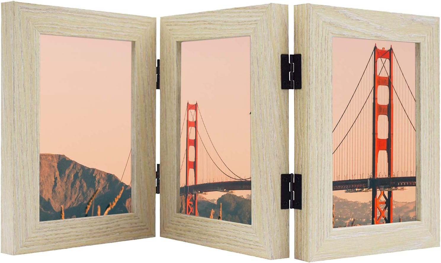 Amazon.com - Frametory 4x6 Trifold Picture Frame Hinged Photo Frames ...
