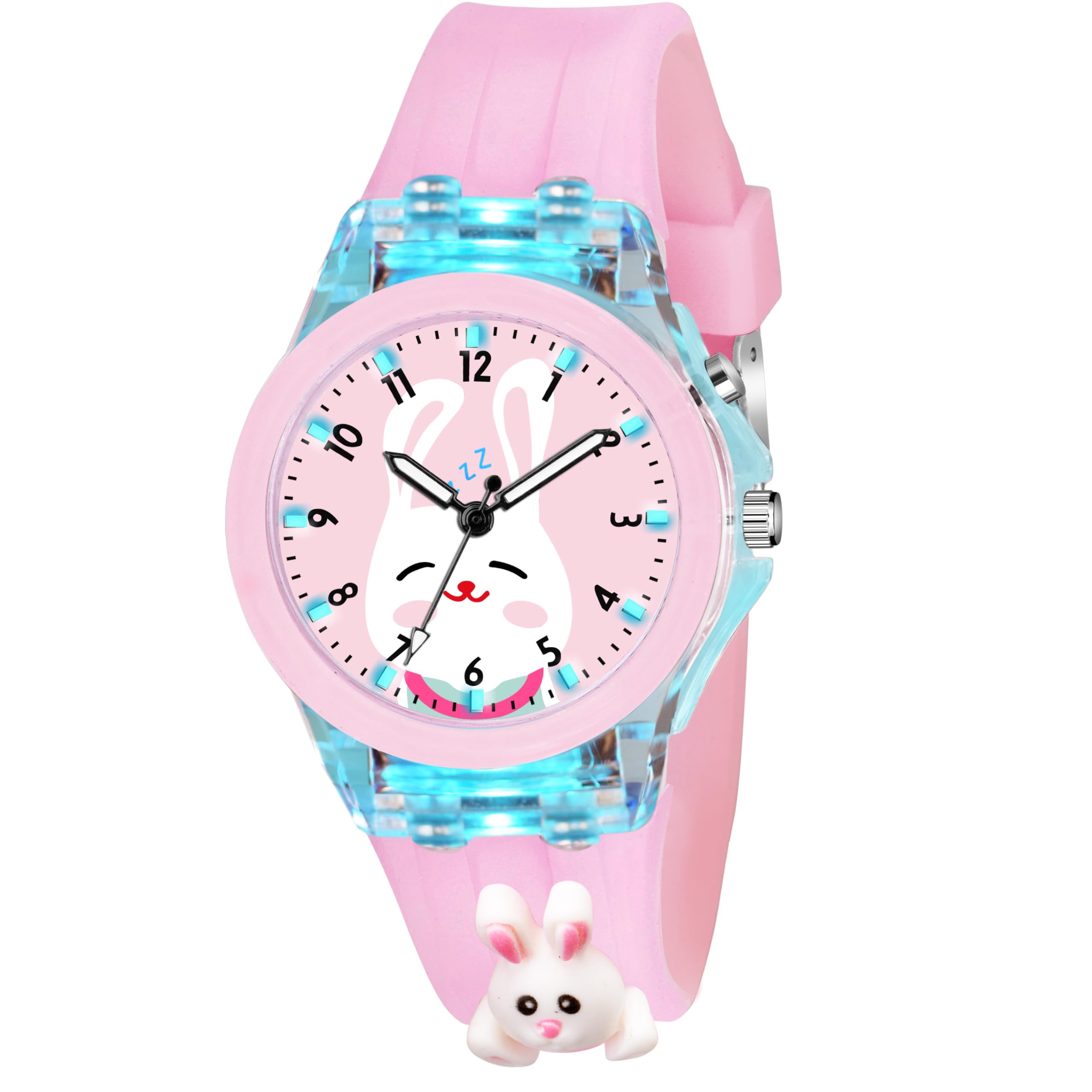 ON TIME OCTUS Kids Analouge Multi-Color Light Cute 3D Cartoon Character ...