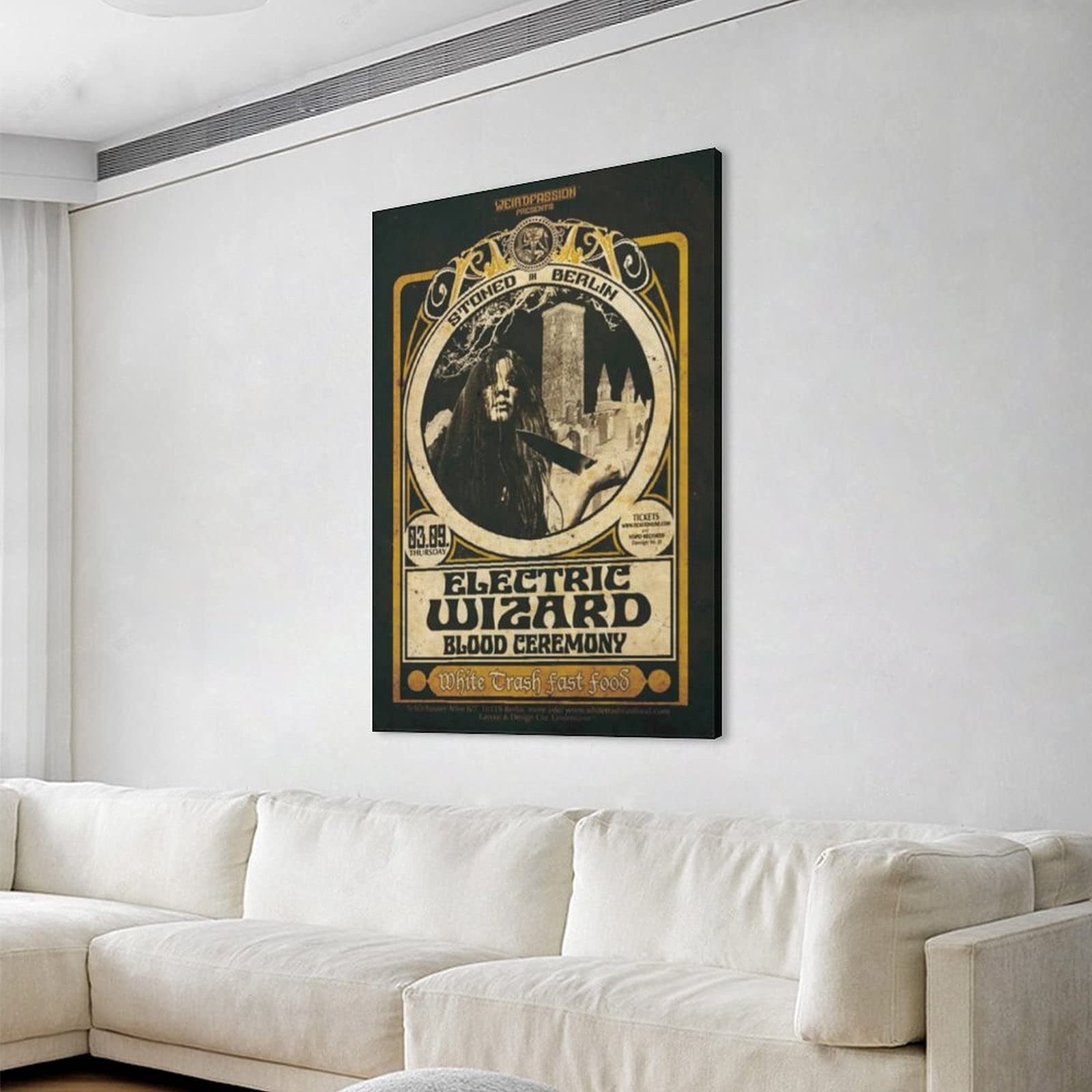 Electric Wizard We Live Poster
