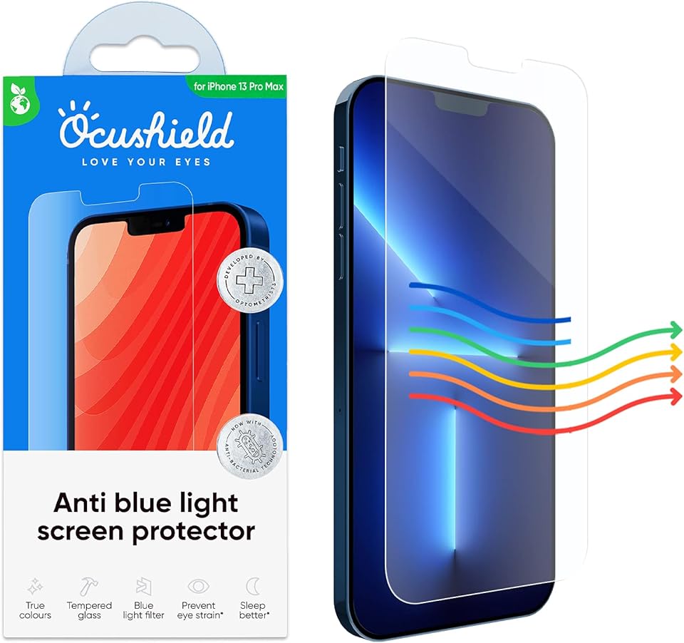 Amazon.co.uk: Ocushield - blue light filtering screen protector & glasses