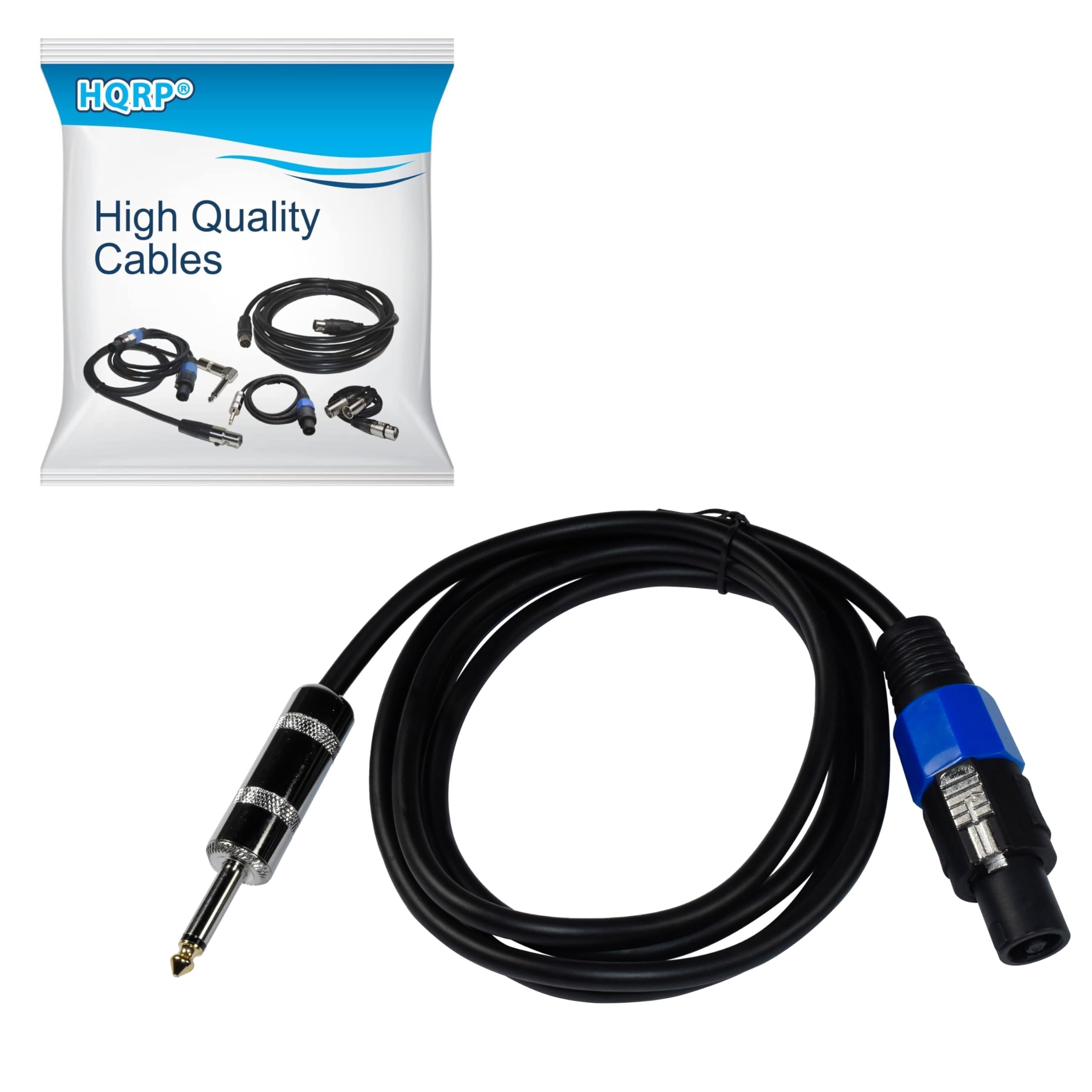 Amazon.com: HQRP 6ft Speakon to 1/4-inch (6.35mm) TS Cable for Pyle-Pro ...