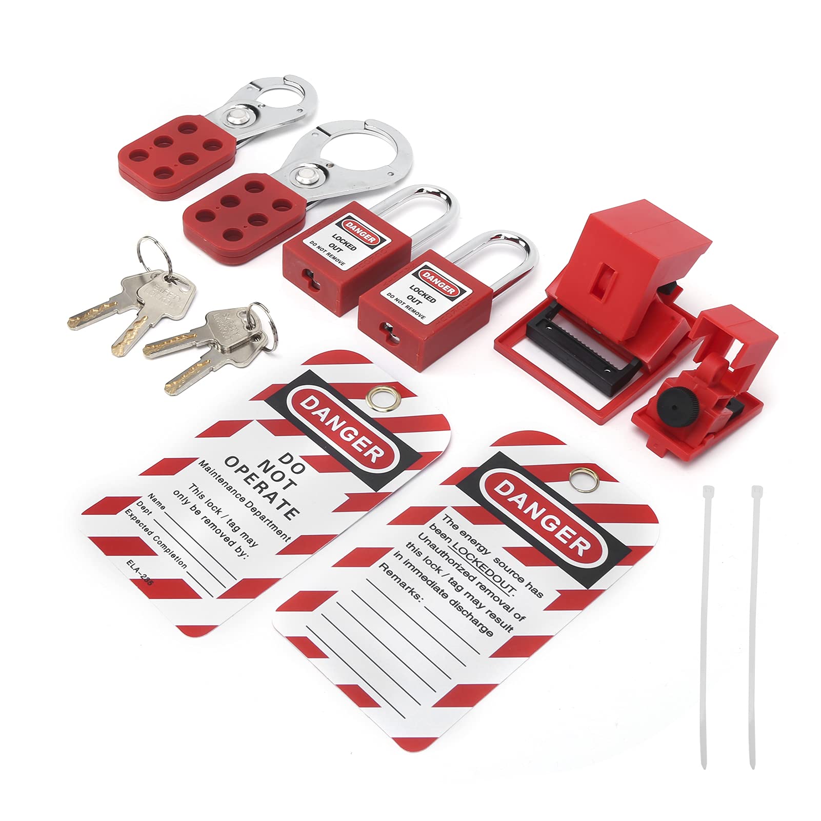 Buy Lockout Kits, Electrical Durable Practical Safety Lockout Tagout ...