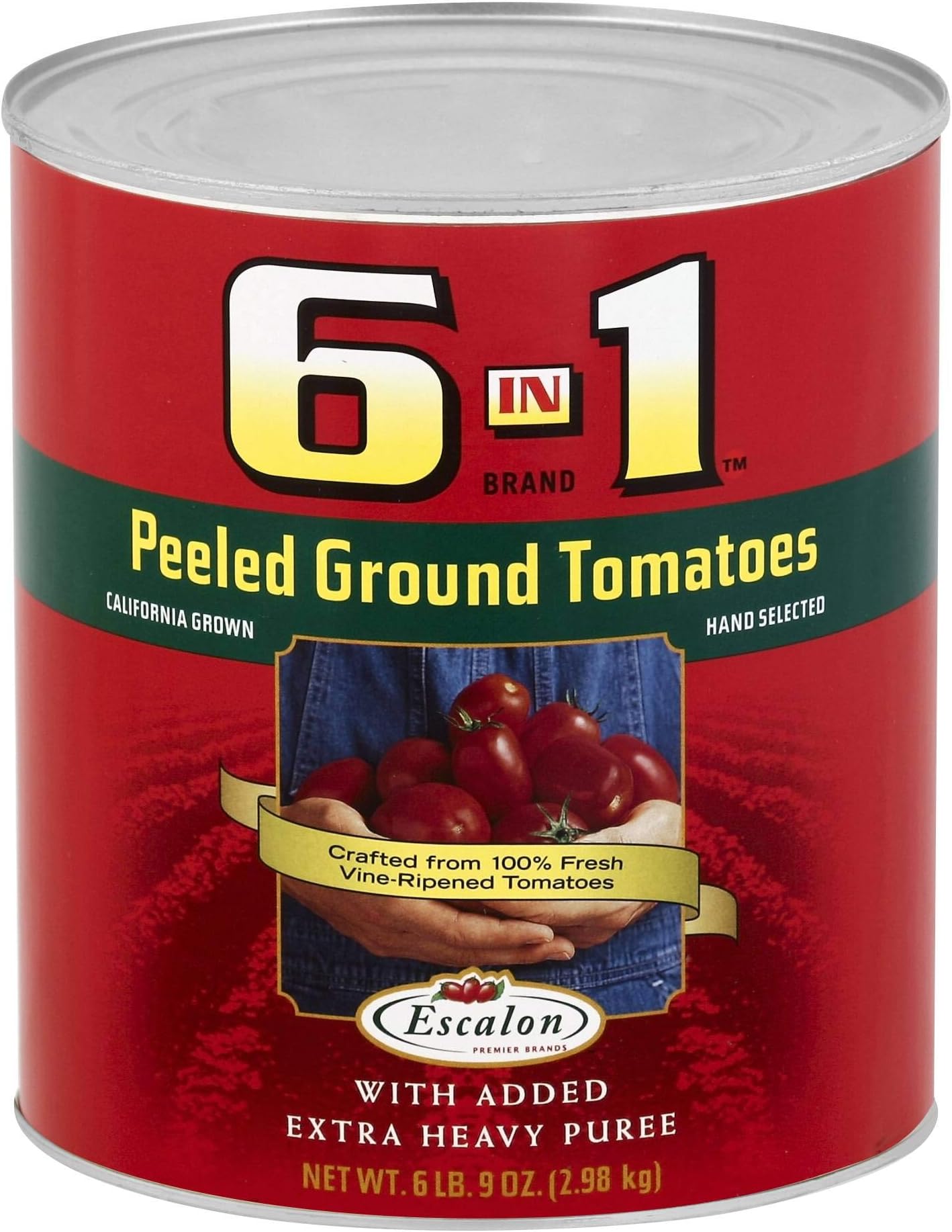 Amazon.com: 6 in 1 All Purpose Ground Tomatoes, 105 Oz. Cans (Pack of 6)