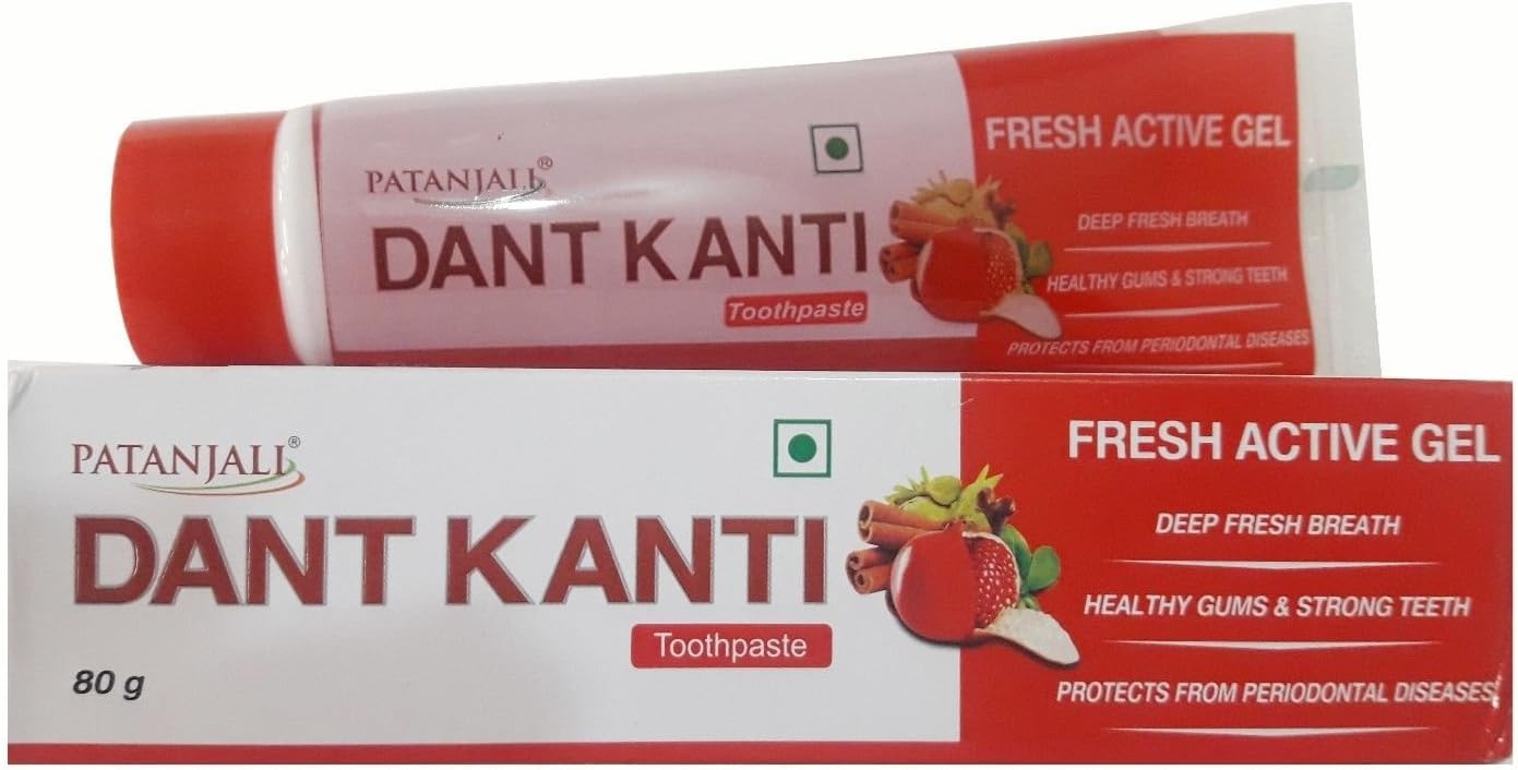 Amazon.com : Patanjali Dant Kanti Fresh Active Gel Toothpaste - Healthy ...