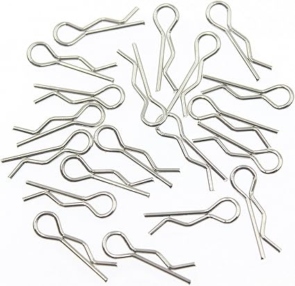Amazon.com: Hobbypark Micro RC Body Clips Bent Springy R Pins for 1/18 ...