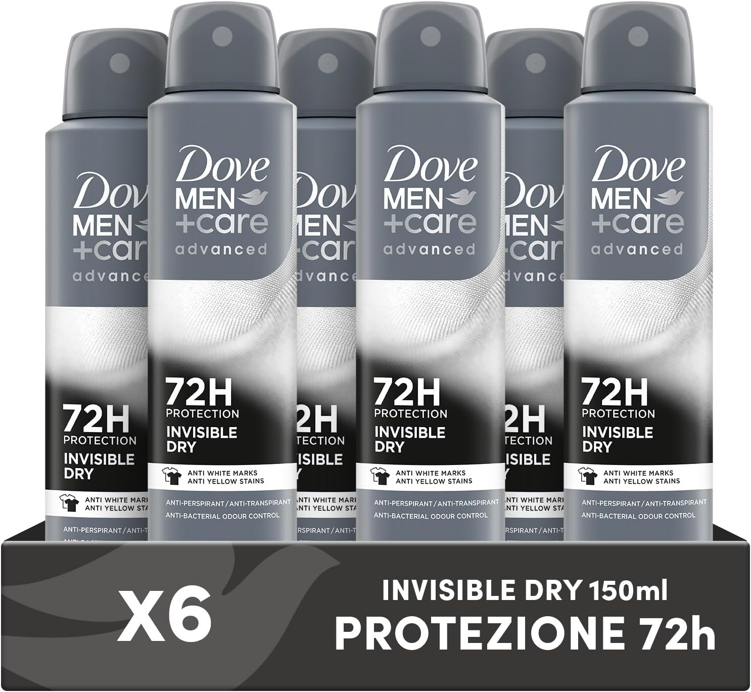 Dove Deodorante Dove Men + Care Invisible Dry Spray Advanced Care ...