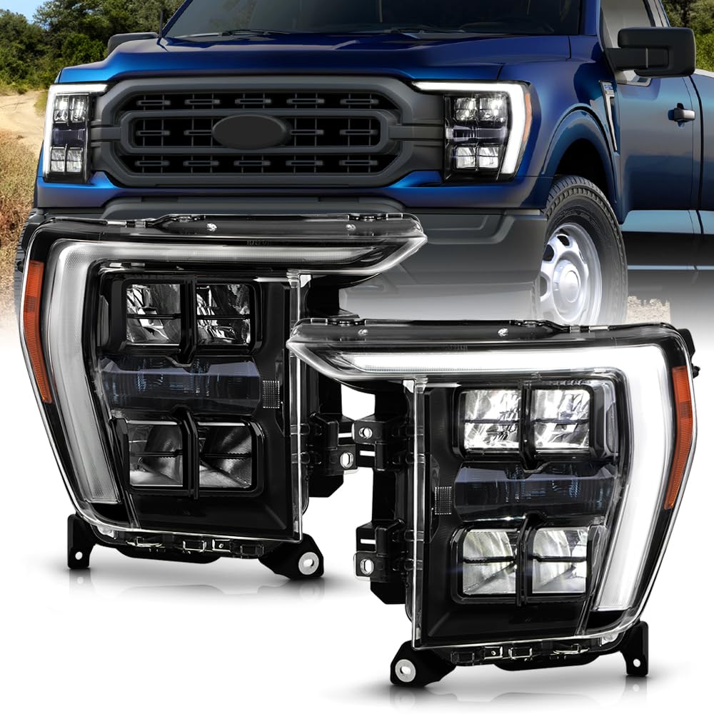 Snapklik.com : For 2021 2022 2023 Ford F150 Pickup Halogen Upgrade Quad ...