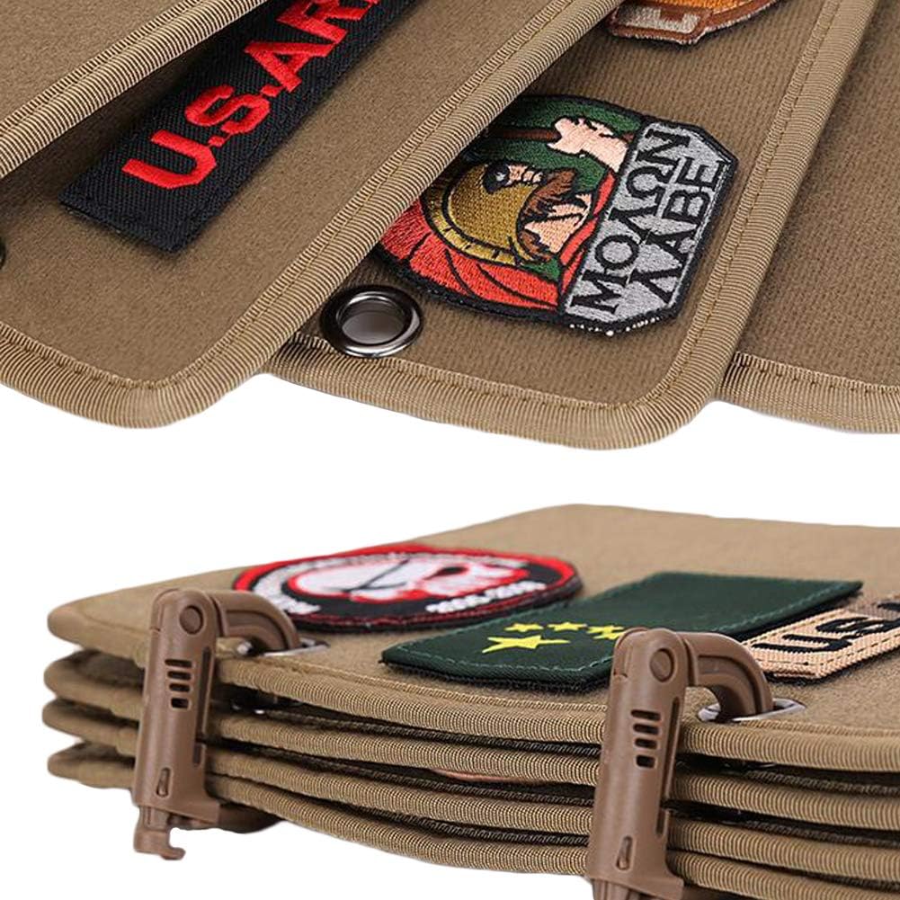 Buy Flip-Page Patch Book Tactical Patches Organizer Display Board with ...