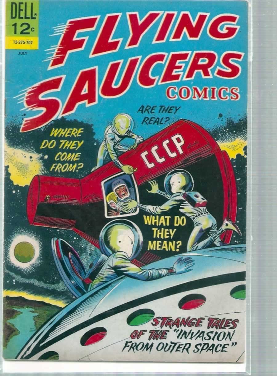 FLYING SAUCERS COMICS # 2, 4.5 VG +: Amazon.com: Books