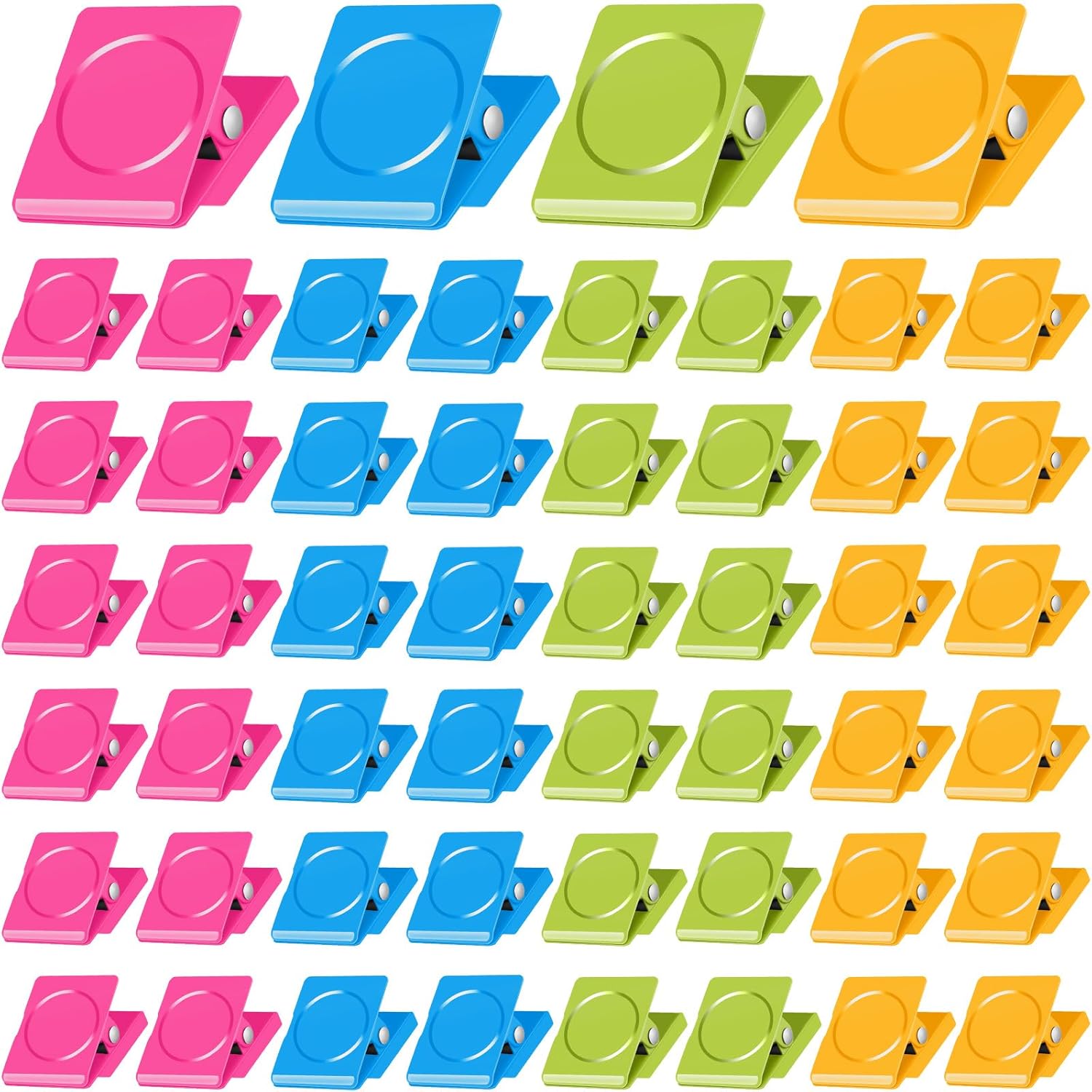Amazon.com : Fulmoon 48 Pcs Magnetic Clips Heavy Duty 1.2 Inch Strong ...