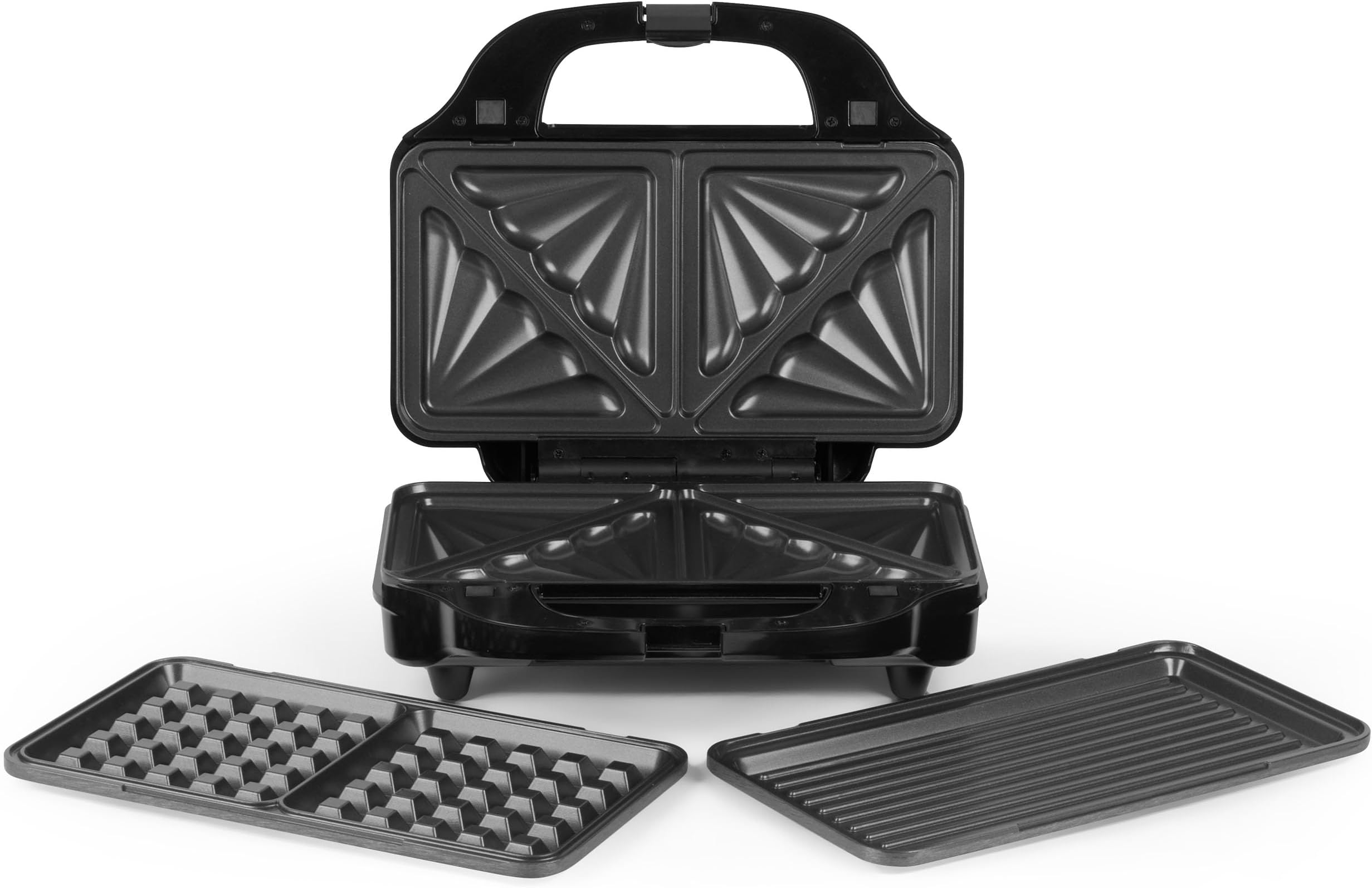 Salter EK2143 3-In-1 Snack Maker - Sandwich Toaster, Waffle Maker ...