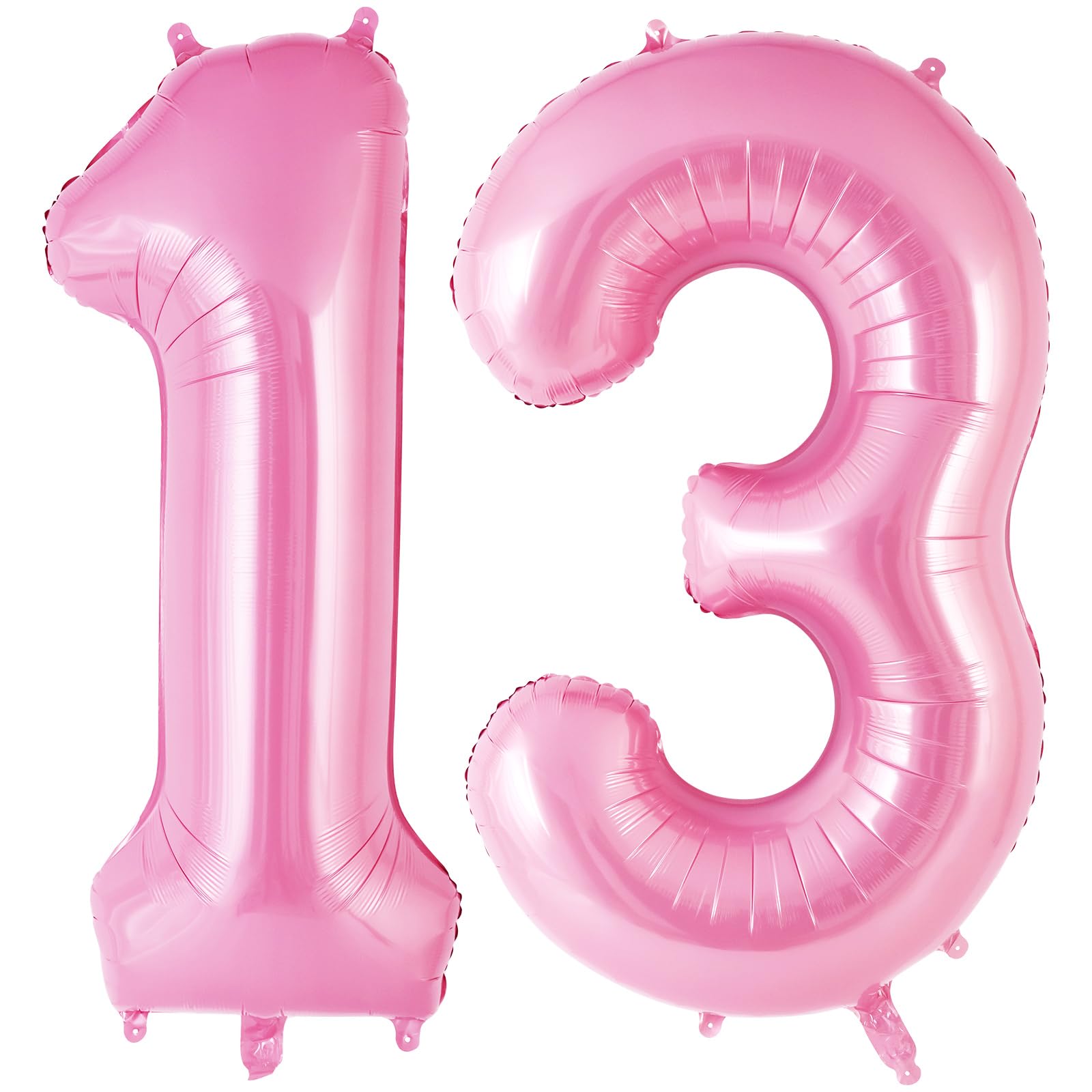 Amazon.com: Pink Number 13 Balloon, 40 Inch Big Large Foil Helium ...