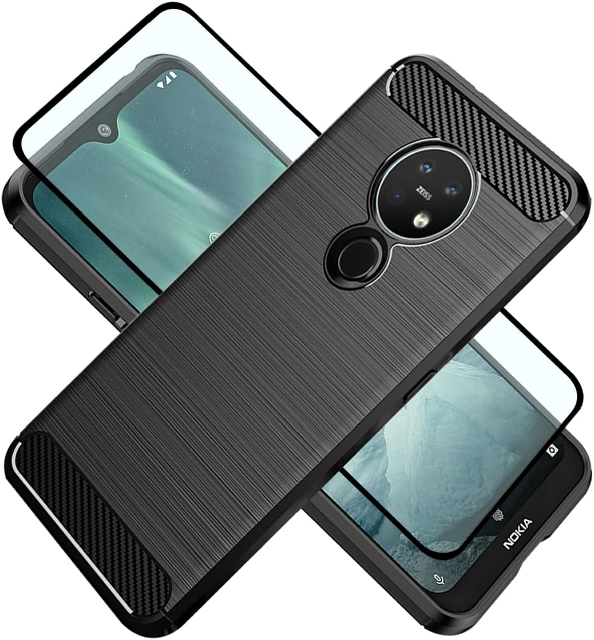 KOARWVC Phone Case for Nokia 6.2 Case, Nokia 7.2 TA-1193 Case with HD ...