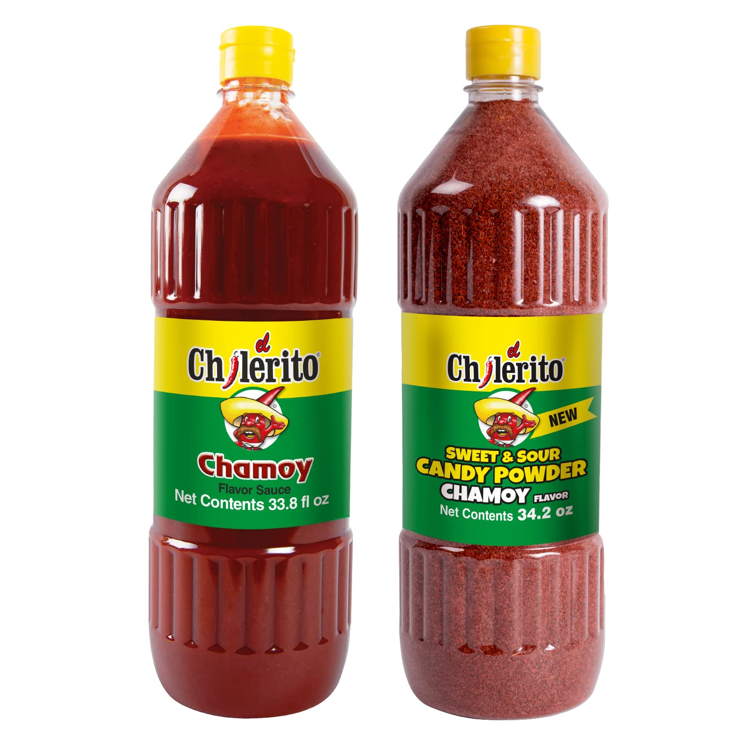 EL CHILERITO Sauce Chamoy Flavor 1L/ 33.8 Fl. Oz + Candy Powder Chamoy ...
