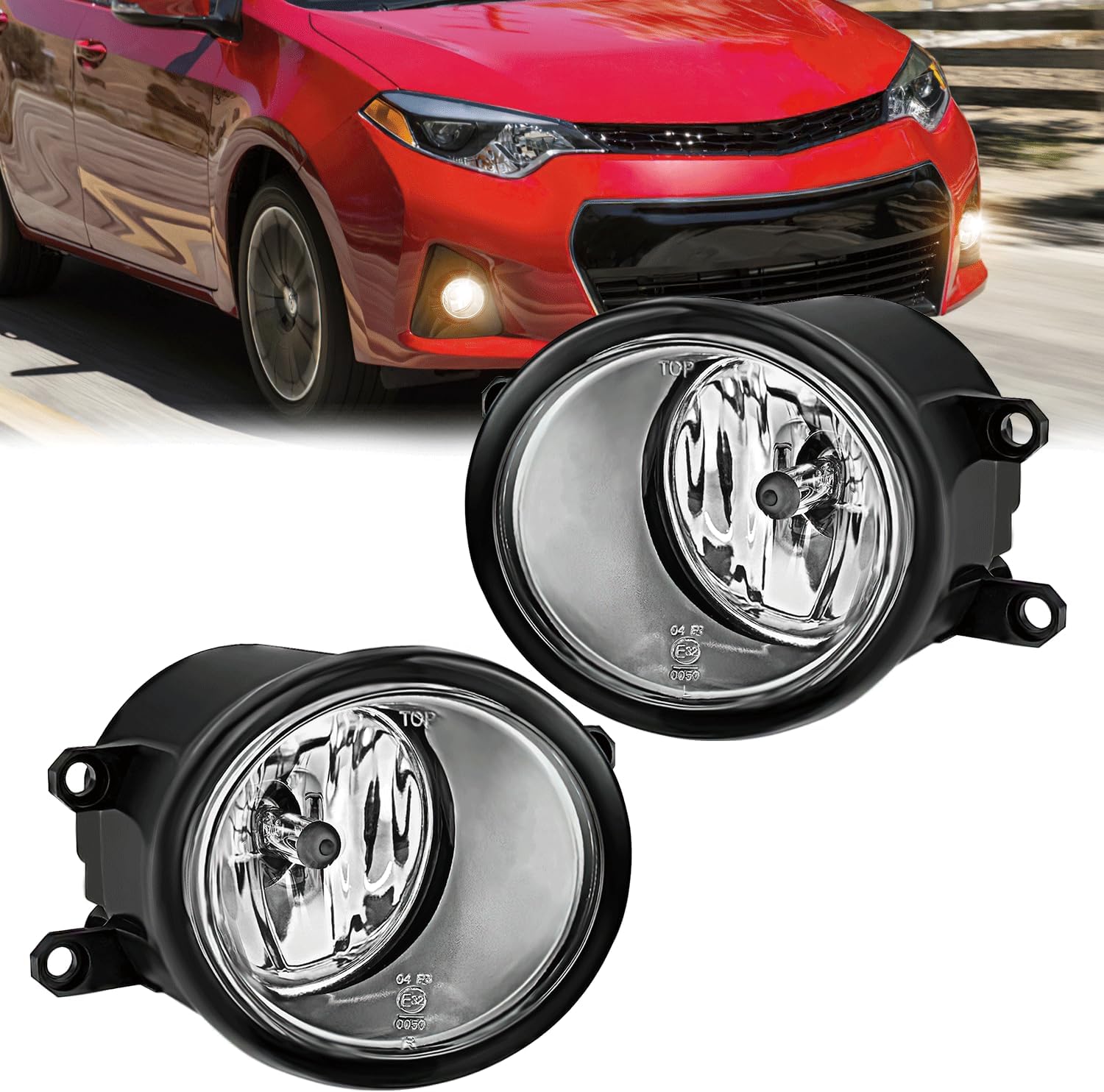 Amazon.com: Fog Lights Compatible with Toyota RAV4 Camry Corolla ...